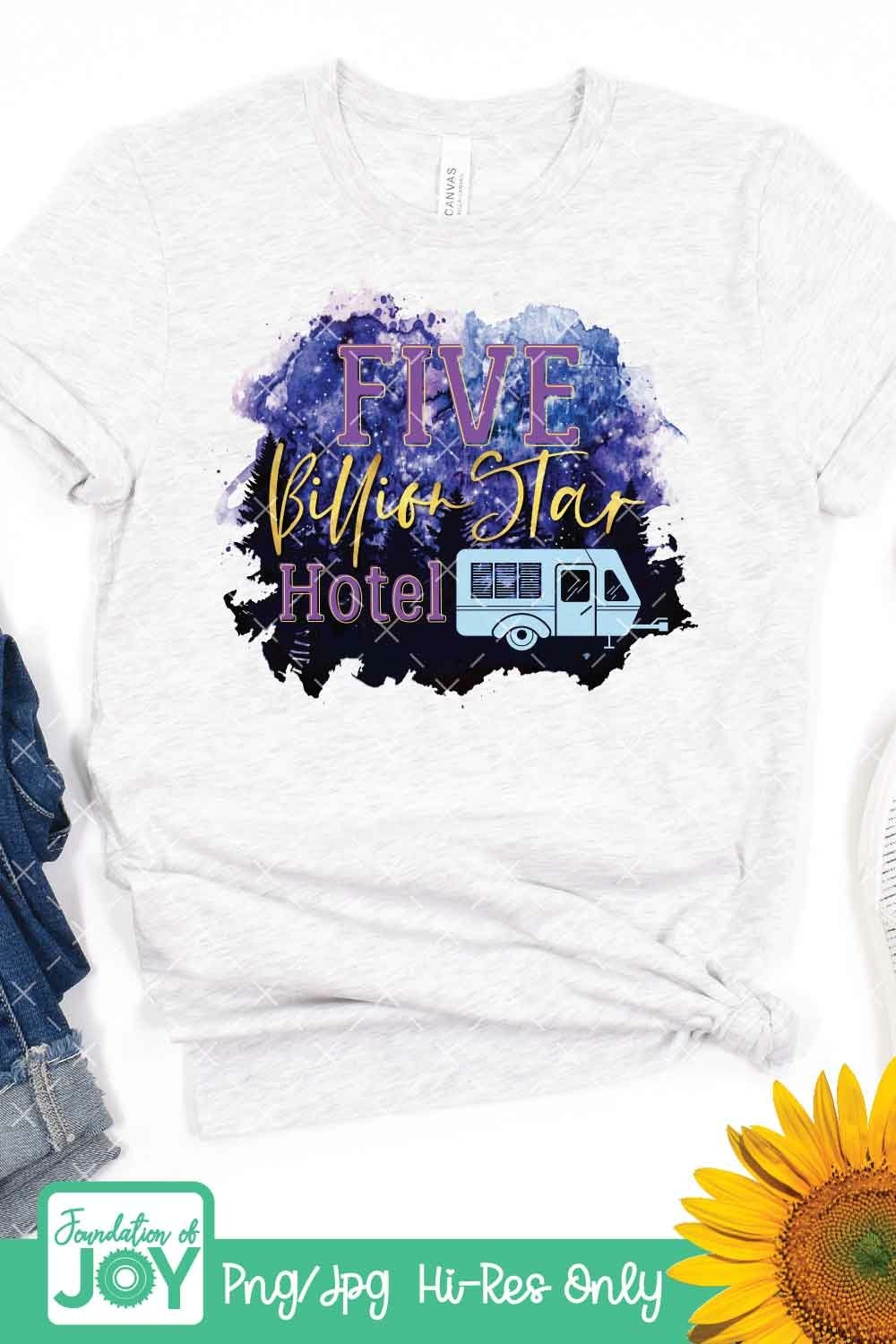 Five Billion Star Hotel Sublimation, Rv Sub, Camper png