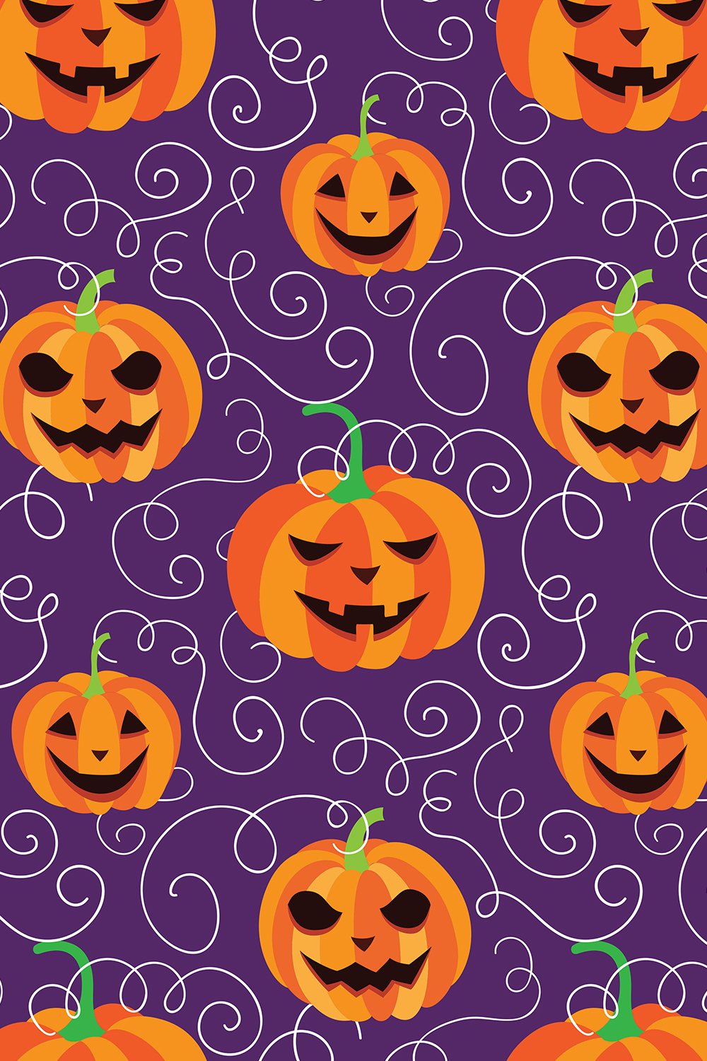 Halloween pumpkin seamless pattern (2198167)
