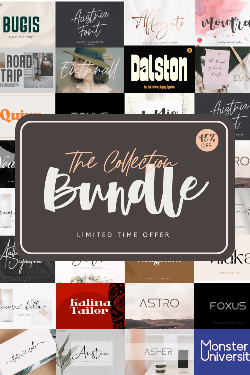 The Collection Font Bundles