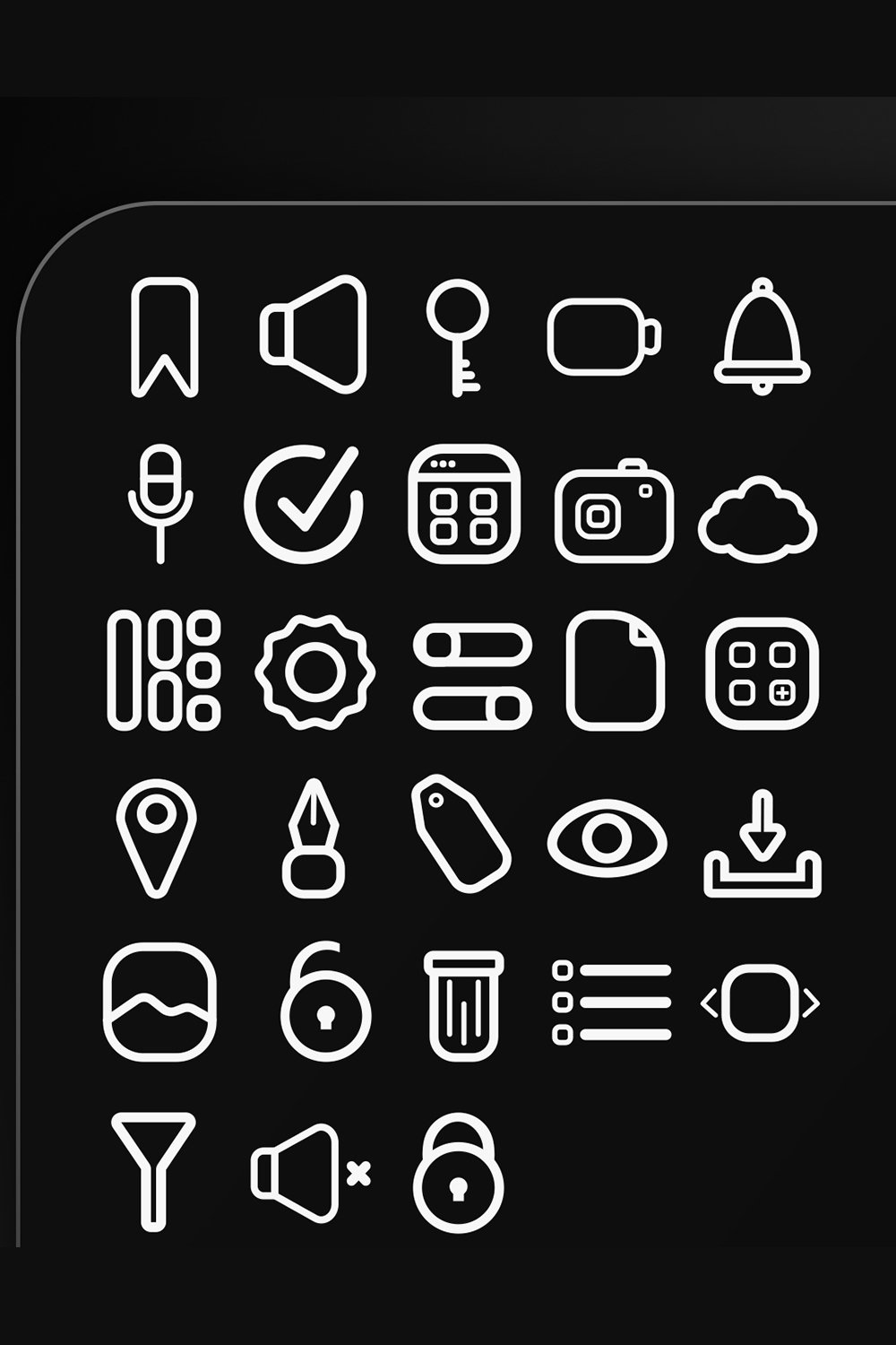 UI icon pack sign art collection