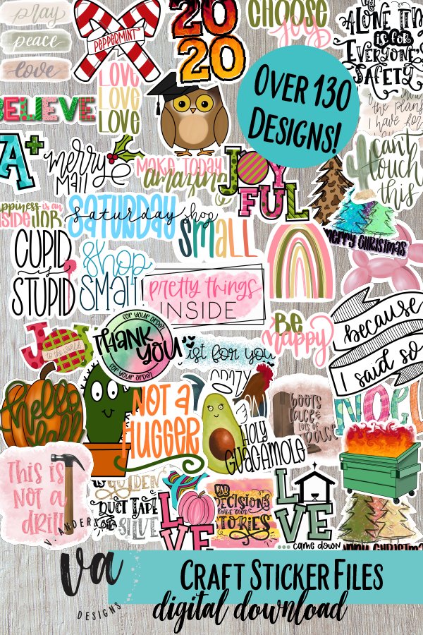 2020 Ultimate Sticker Bundle PNGs