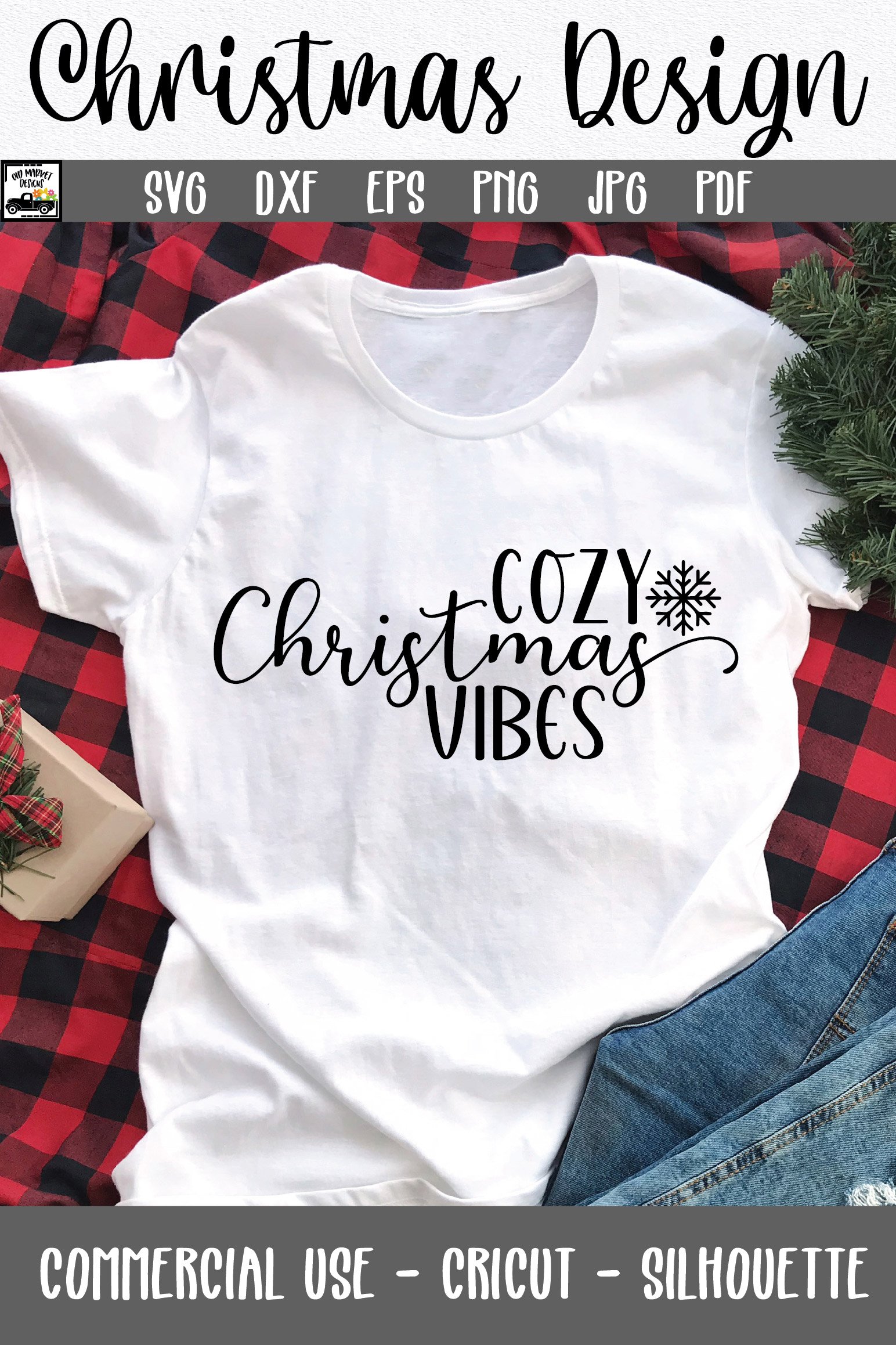 Cozy Christmas Vibes SVG File
