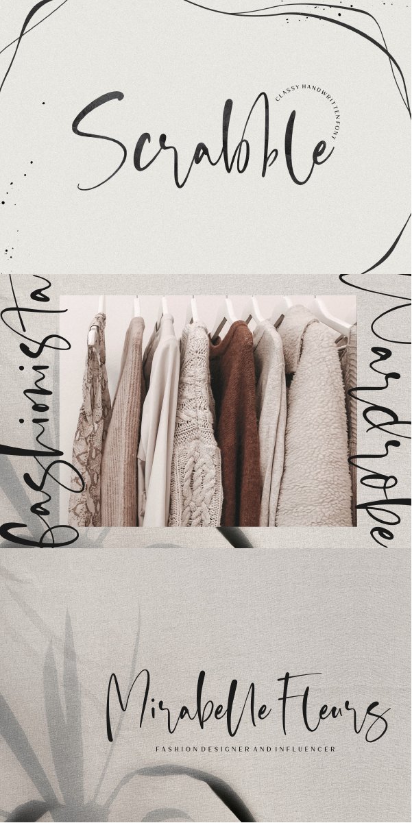 Scrabble Classy Handwritten Script Font