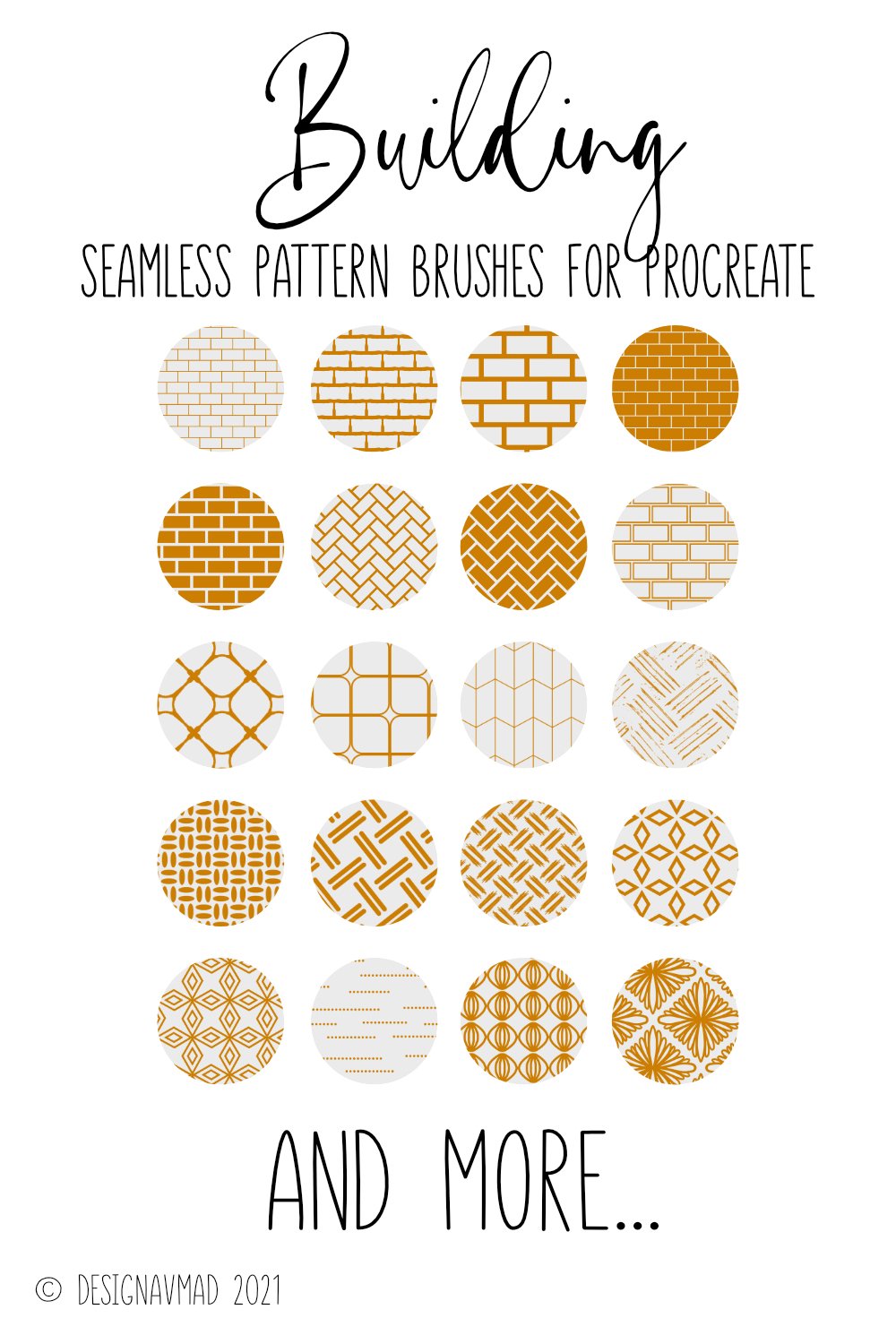 Procreate Building Pattern Brushes (1610951)