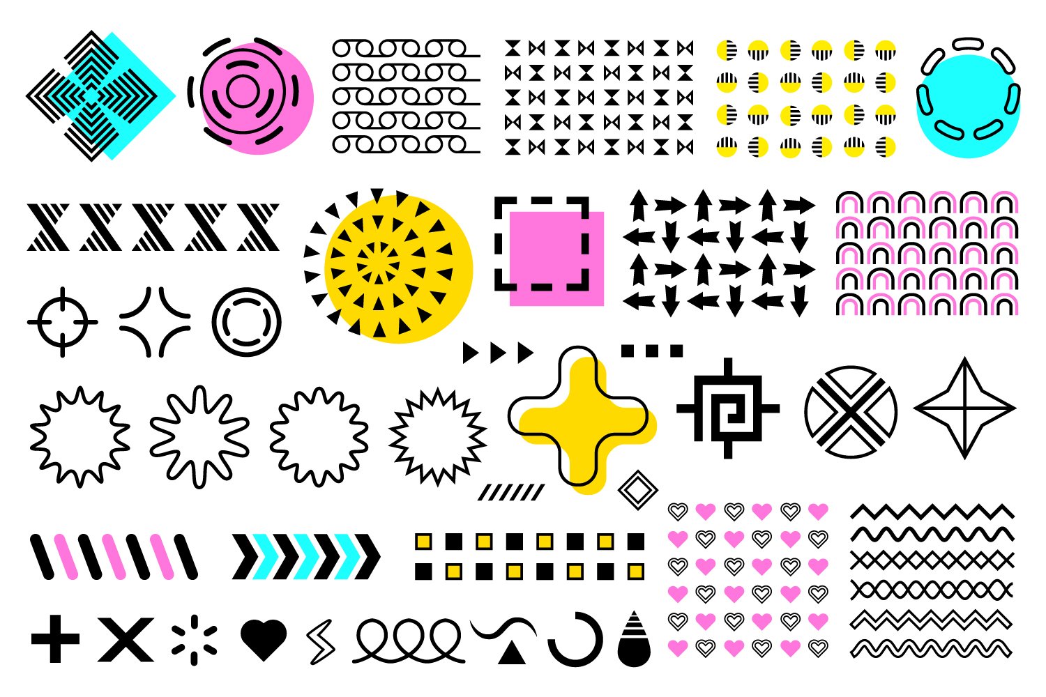 Memphis design elements (1173382)