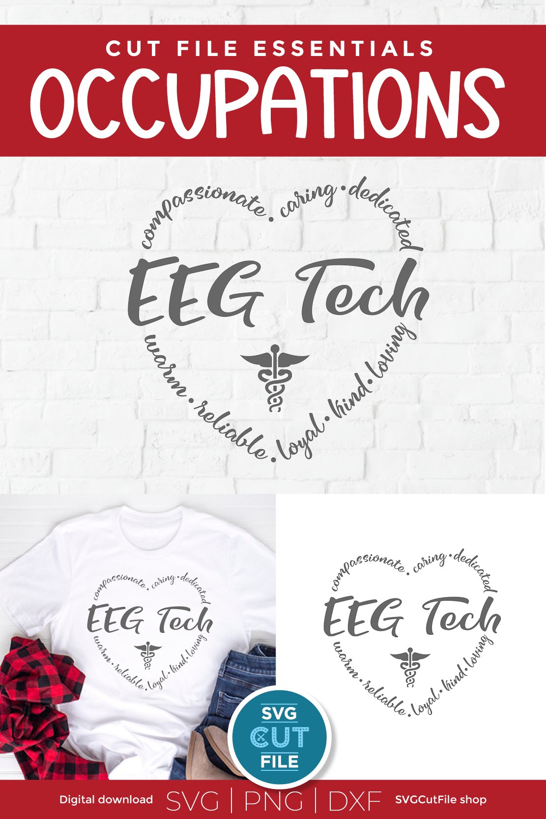 EEG Tech svg for Cricut or Silhouette