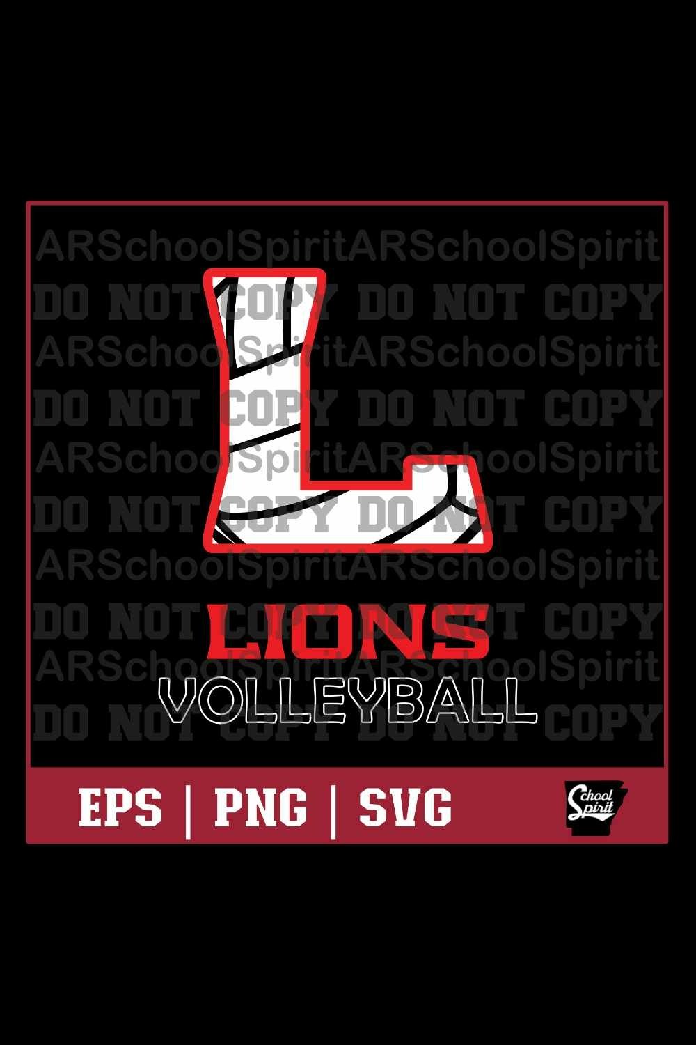 Lions Volleyball Design