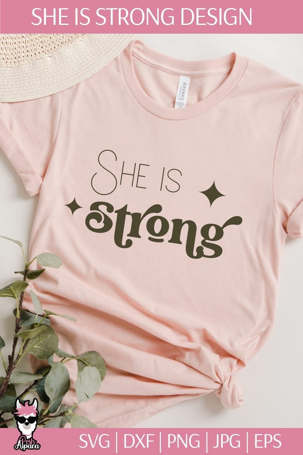 She is strong SVG