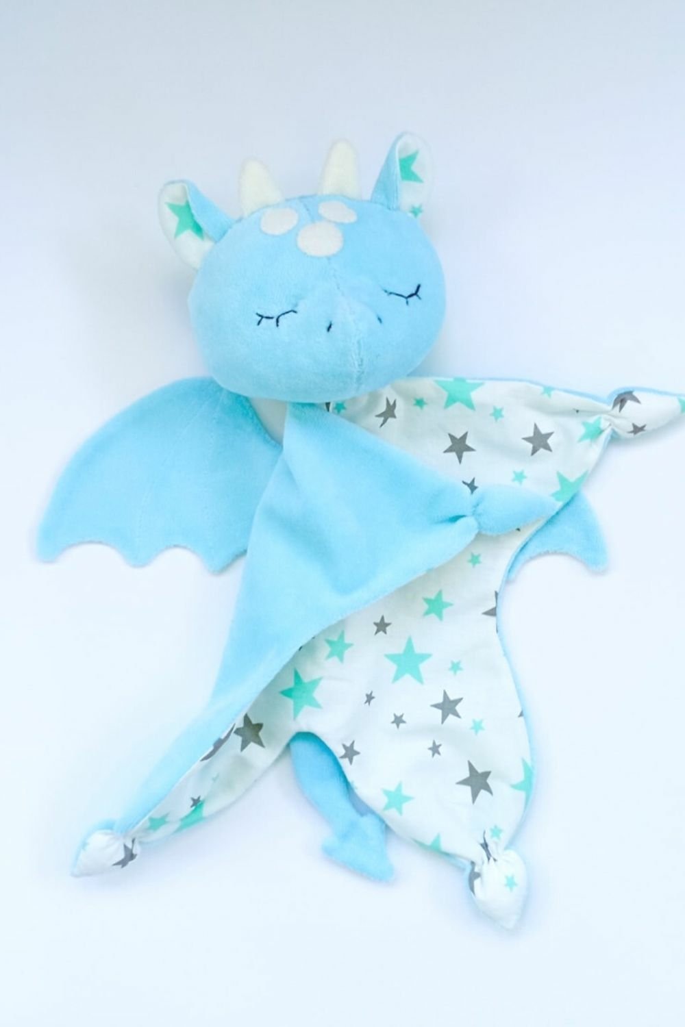 Dragon baby lovey PDF sewing pattern