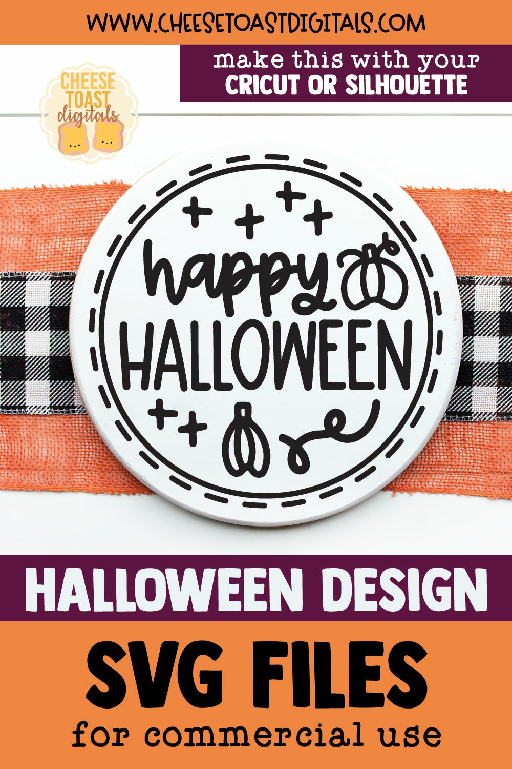 Halloween Sign SVG | Happy Halloween