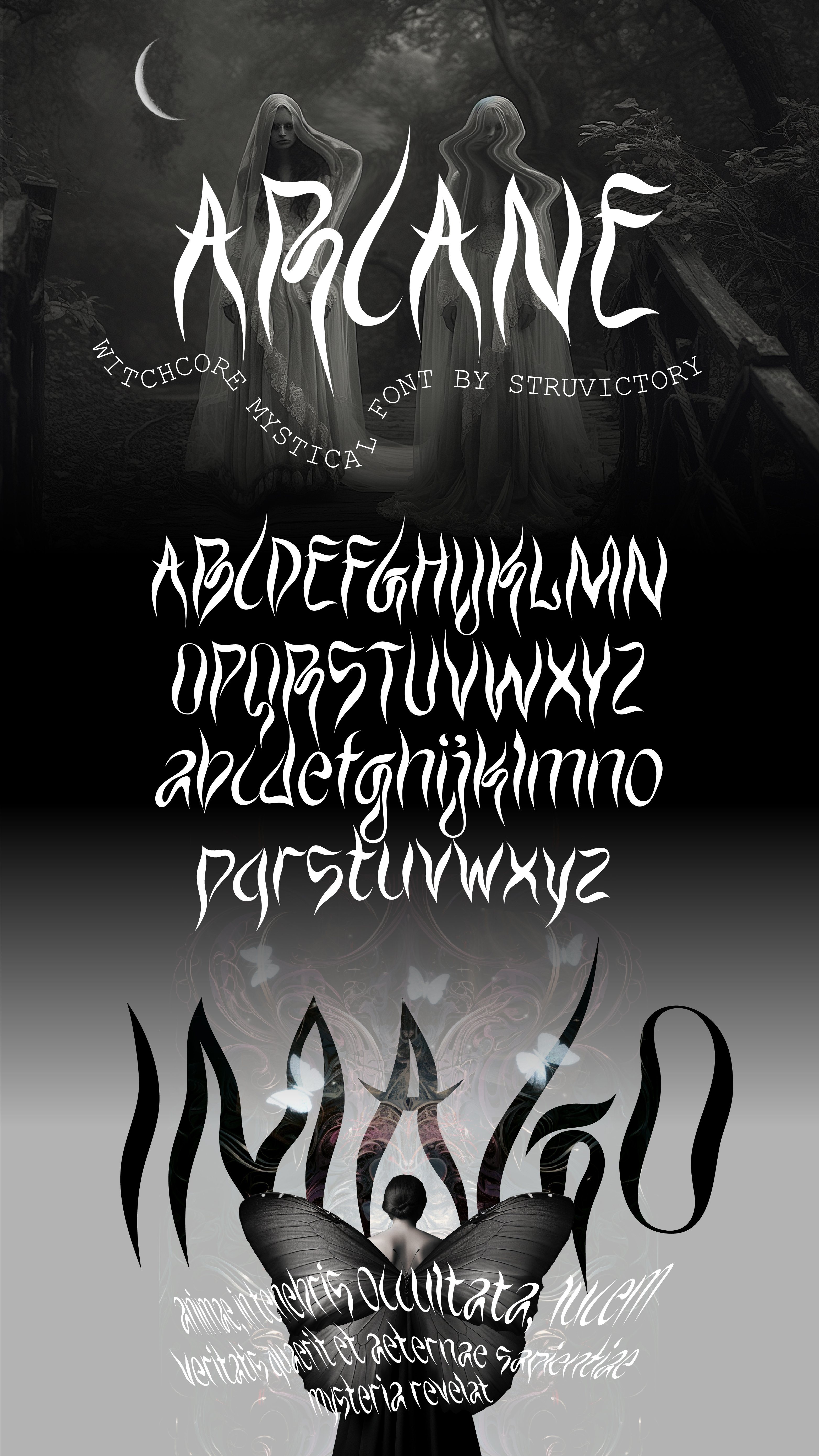 Arcane - Witchcore Mystical Font