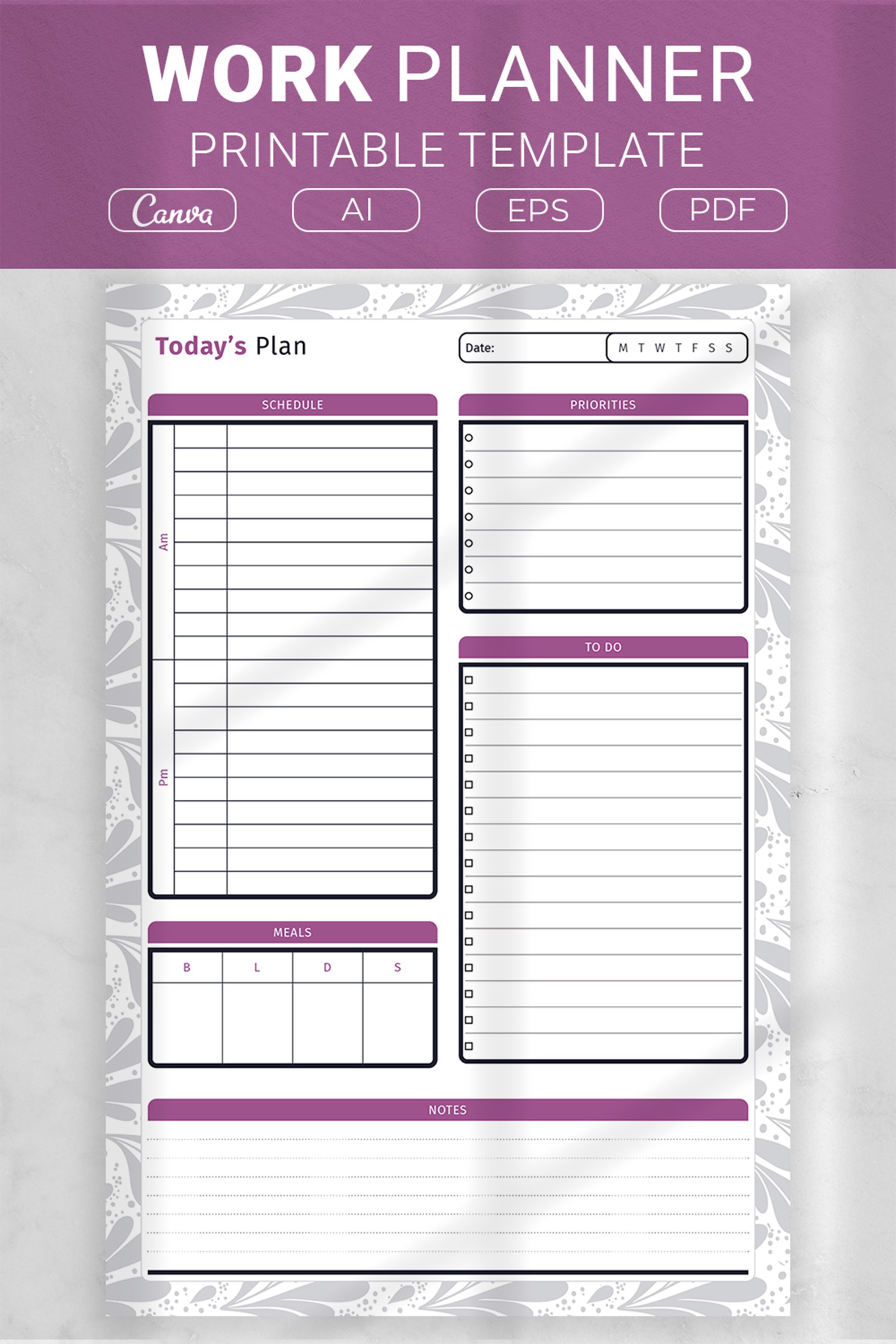 Work from Home Planner (3066023)