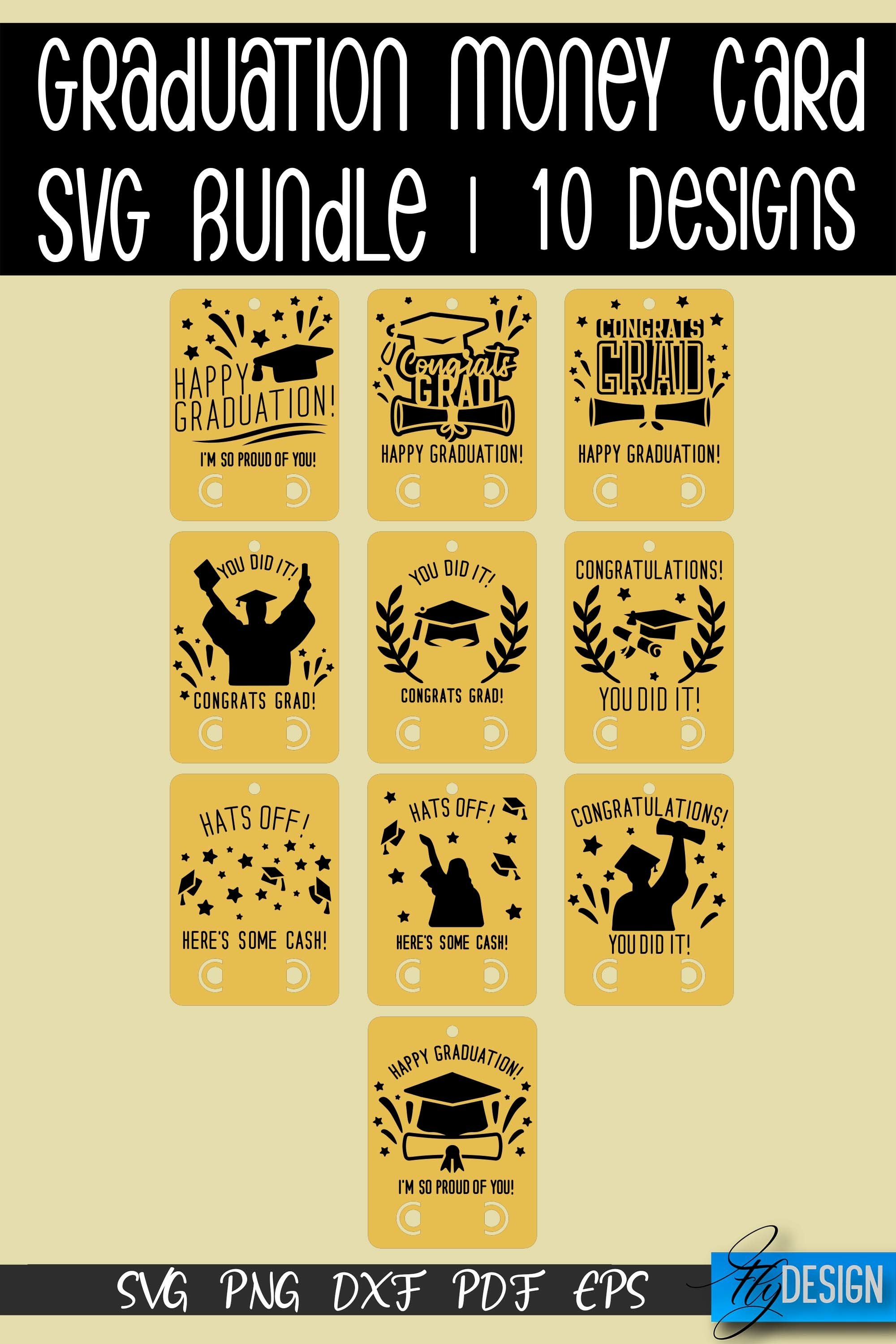 Graduation Money Card SVG | Money Holder Cutting (2550852)