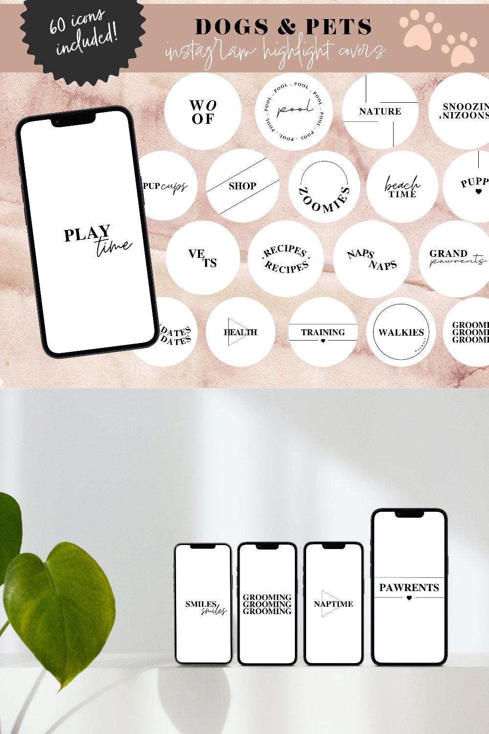 dogs pets instagram highlight covers