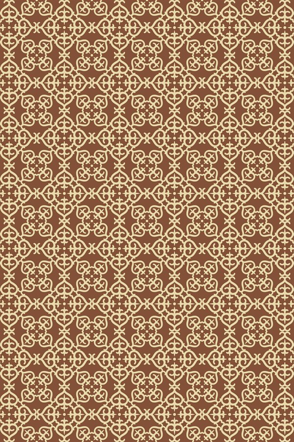 Arabesque gold pattern