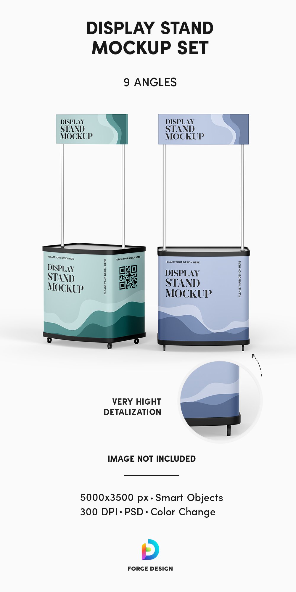 Display Stand Mockup Set