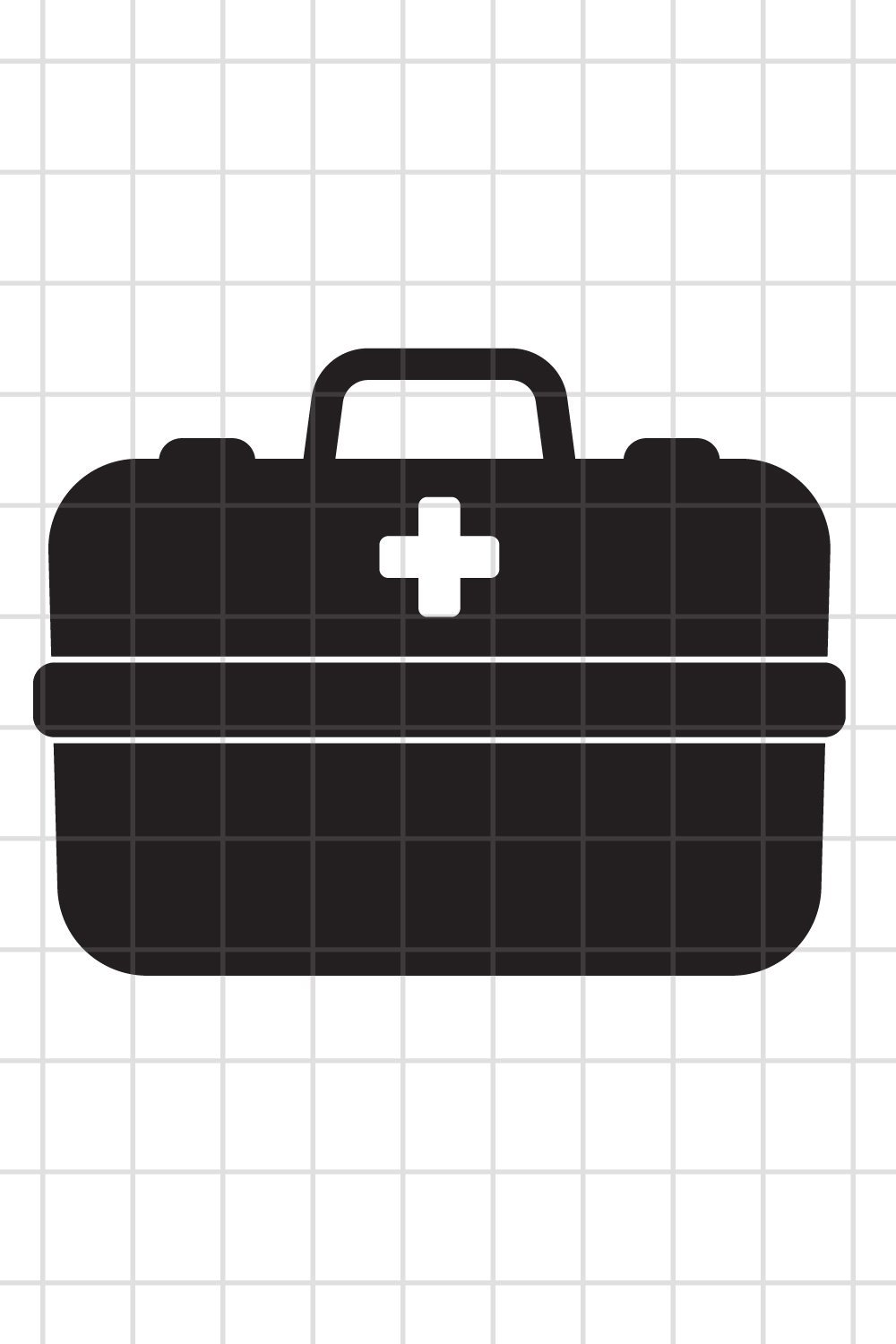 First aid box SVG Cut file, Silhouette Cricut emergency kit.
