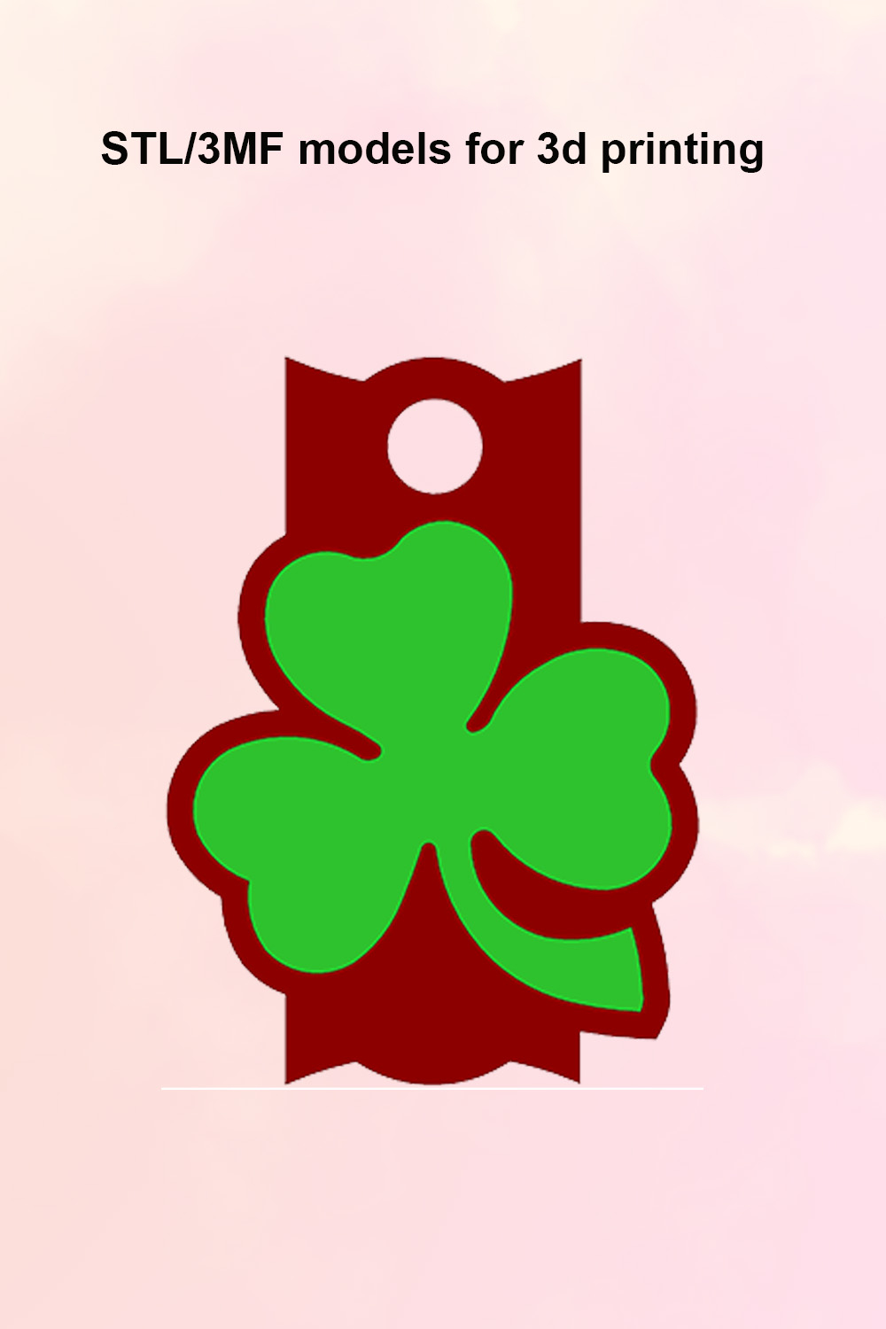 Shamrock, 40 OZ Tumbler, STL/3MF files for 3D Printing