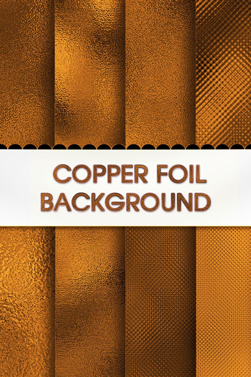 Copper foil digital seamless paper, copper foil textures