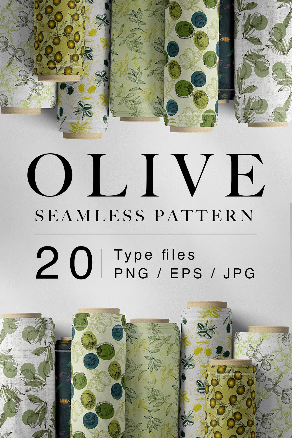 Olive Seamless Patterns (2442091)