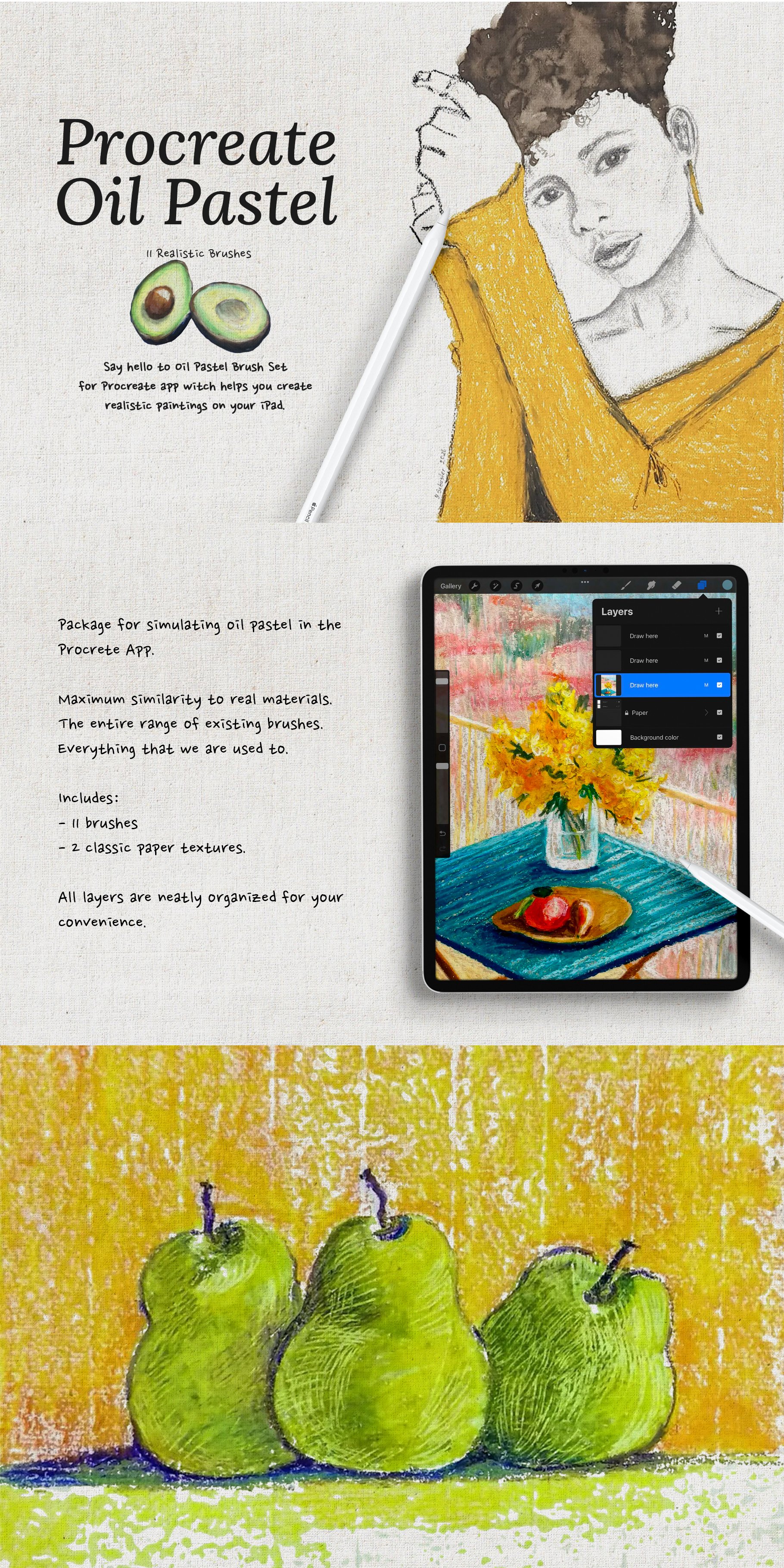 Procreate Oil Pastel Set (2274793)
