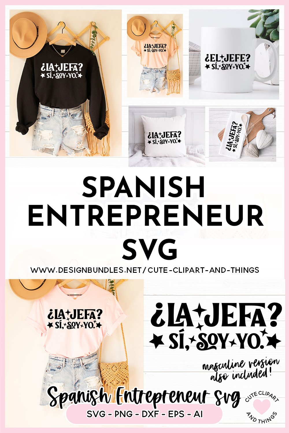 Spanish Entrepreneur SVG | La Jefa? Sí, Soy Yo SVG