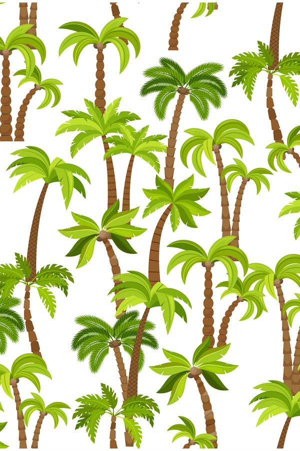 Palm trees seamless pattern (835483)