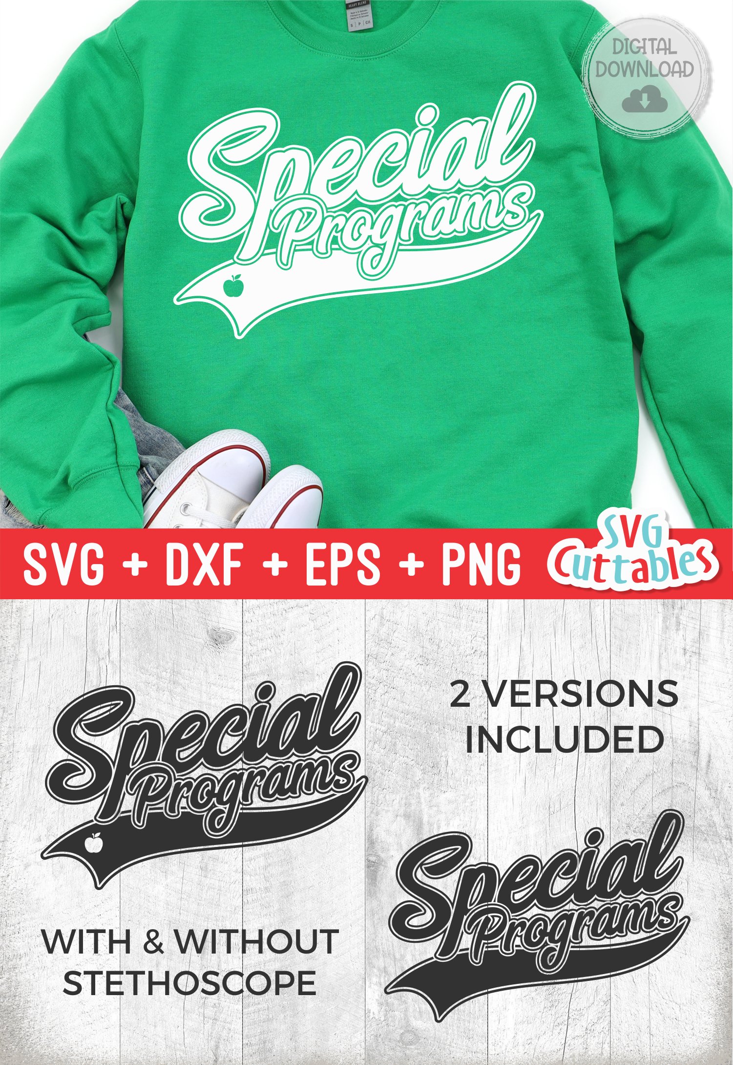 Special Programs SVG | School Teacher Swoosh