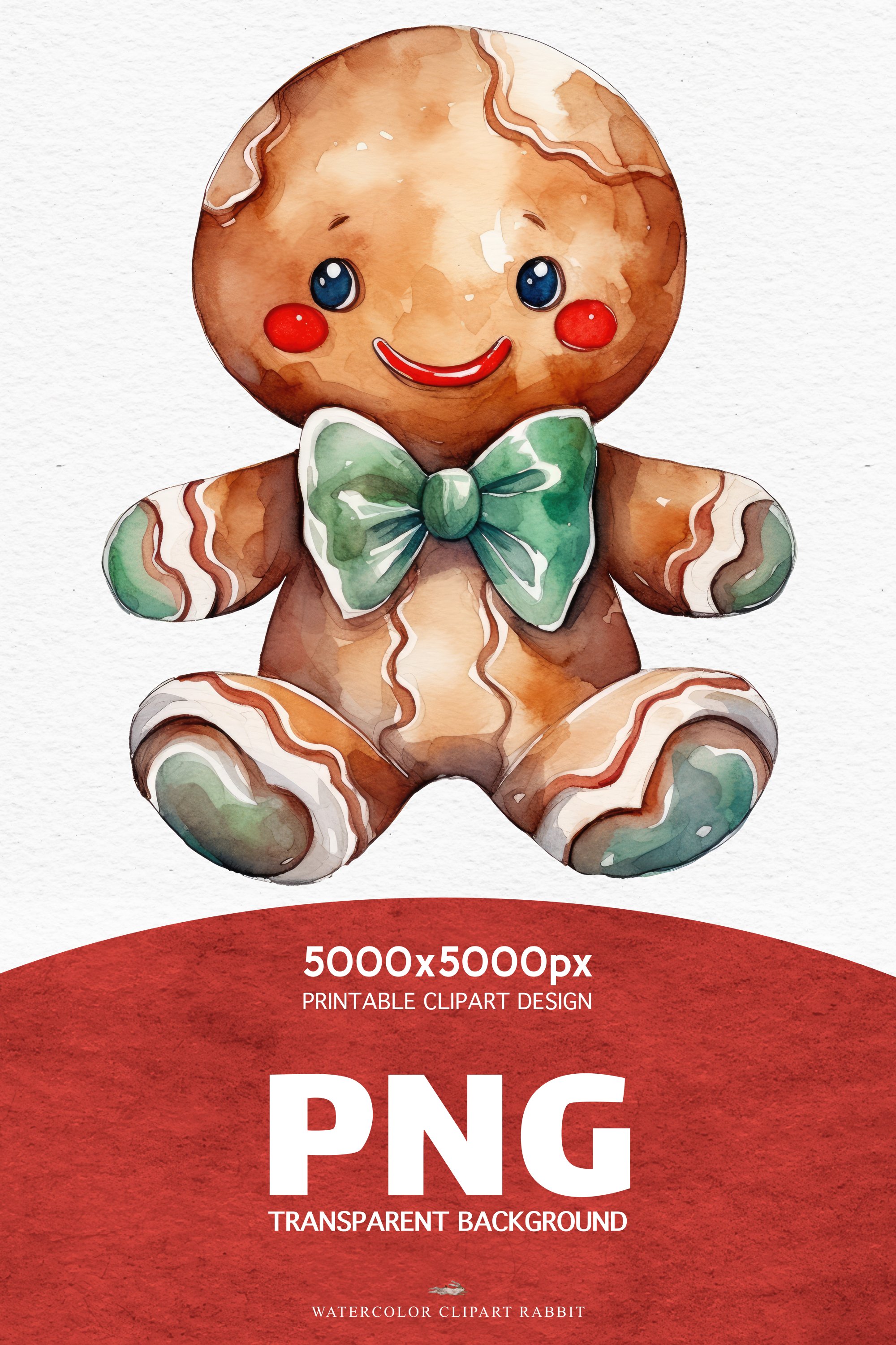Christmas Gingerbread Man Girl Lady Santa Winter Clipart PNG
