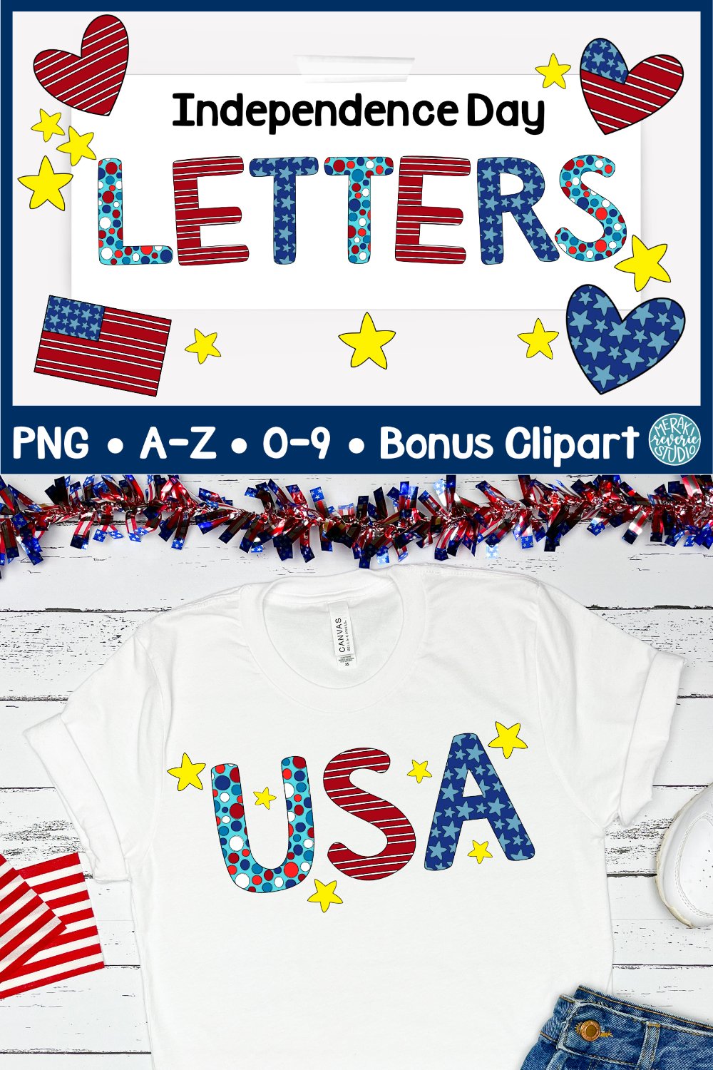 American Independence Day Alphabet
