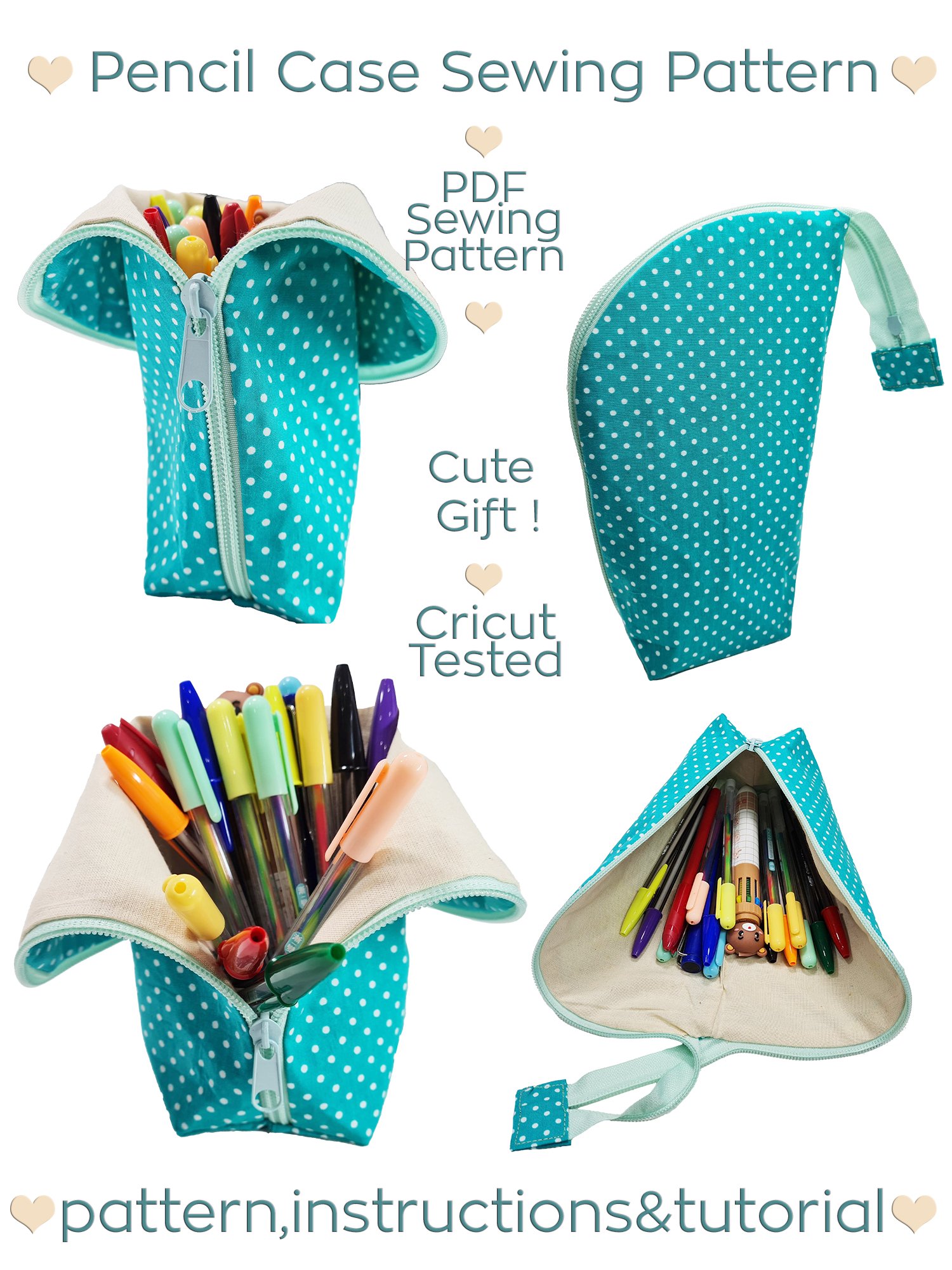 Invisible Zipper Scrunchie,sewing pattern,hair accessory,PDF