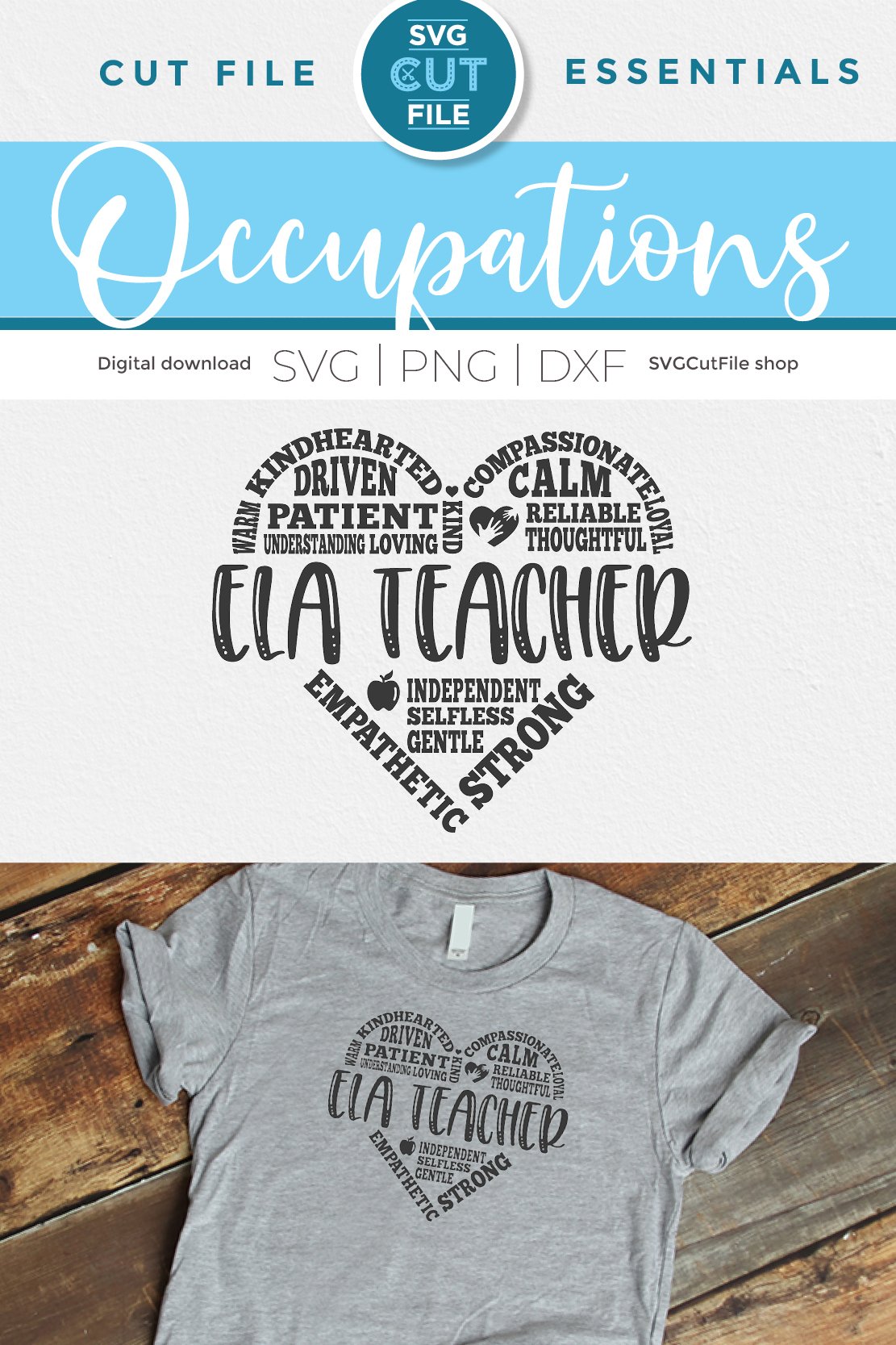 ELA Teacher svg, an English Language Arts teacher svg