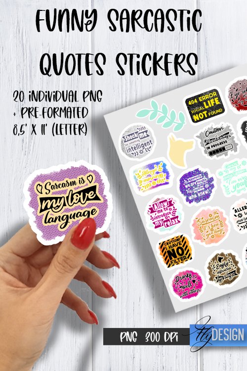 Funny Sarcastic Quotes Stickers. Sarcastic Quotes (1677053)