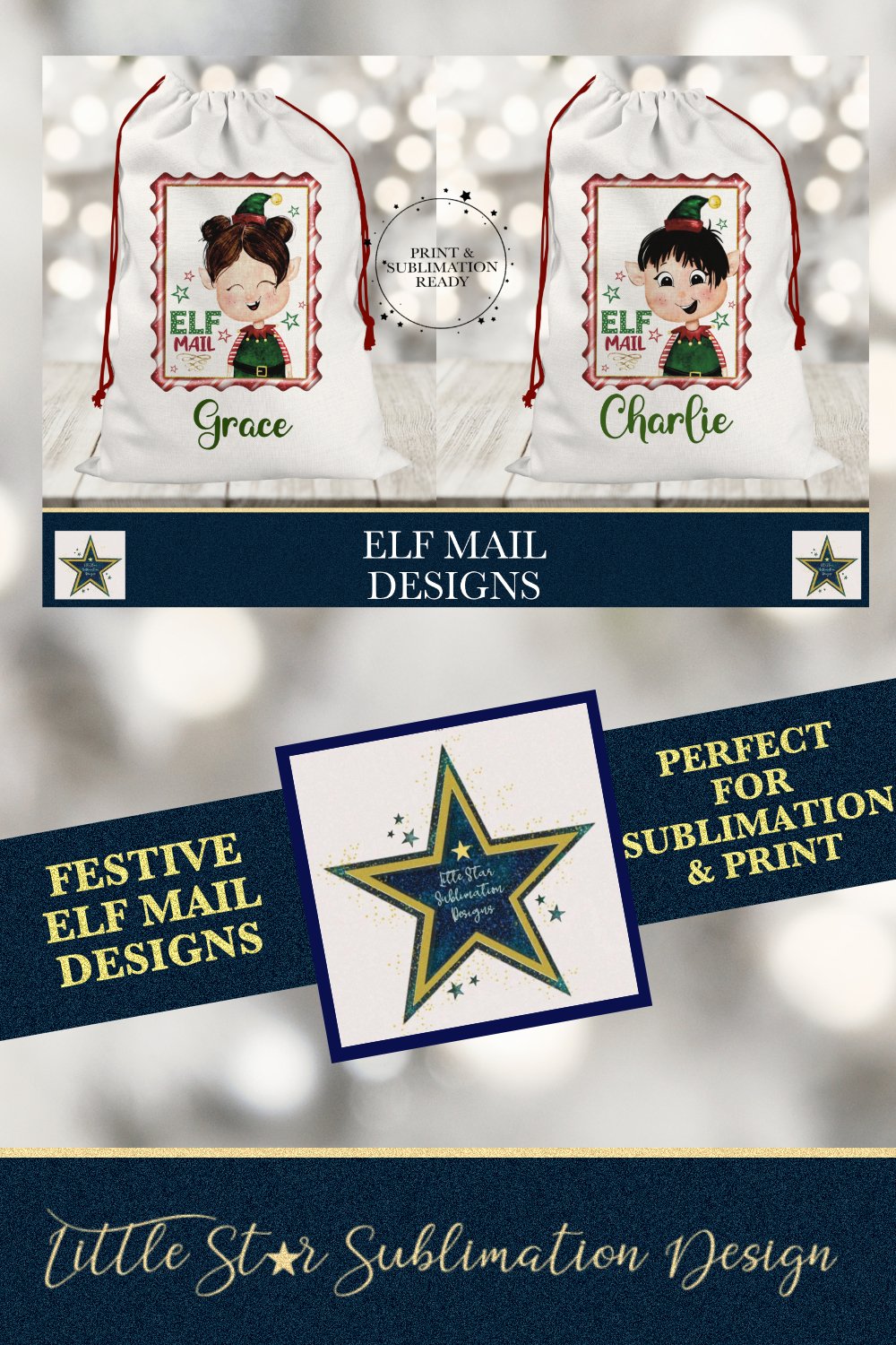 Festive Elf Mail Designs