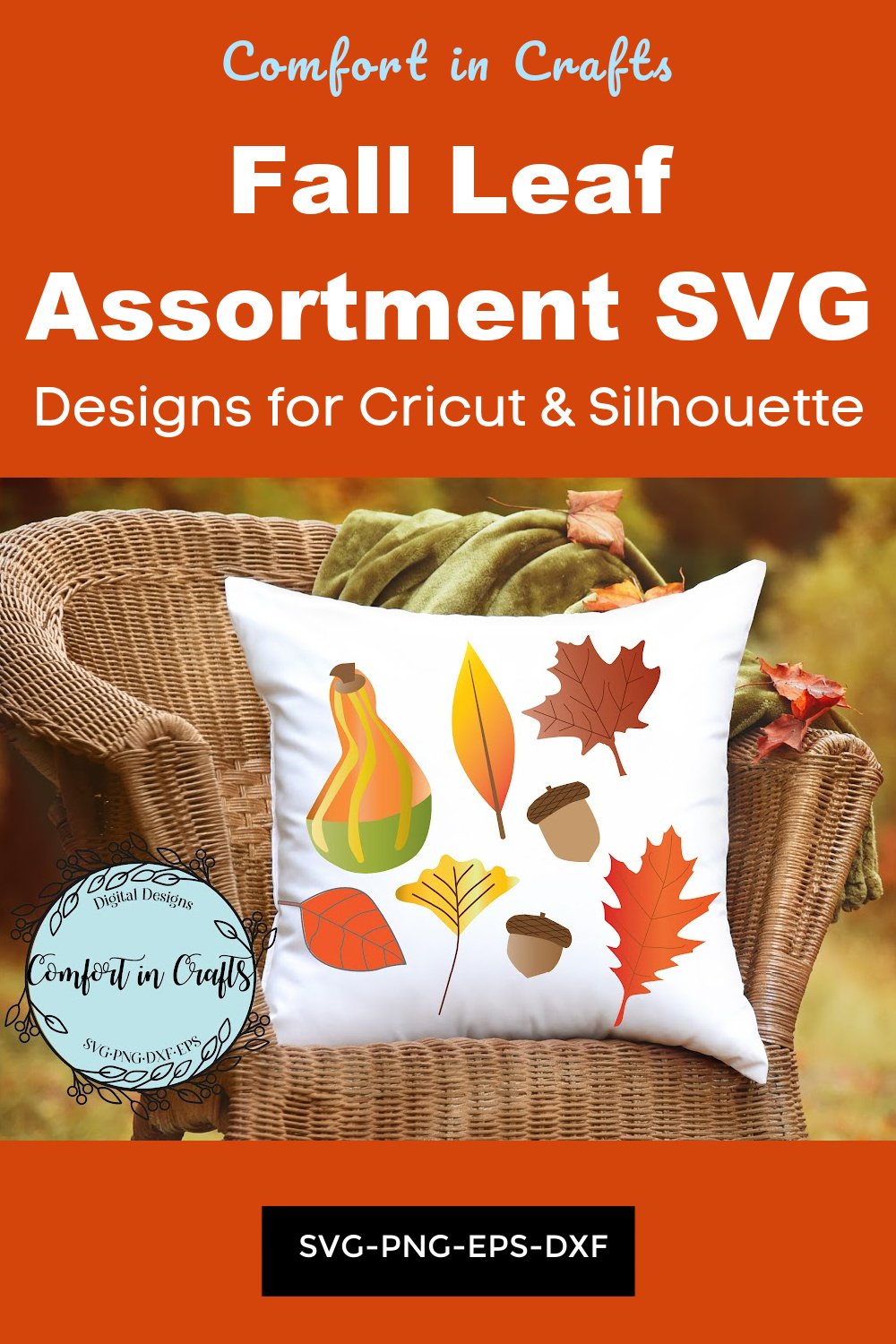 Fall Leaf Assortment SVG and sublimation