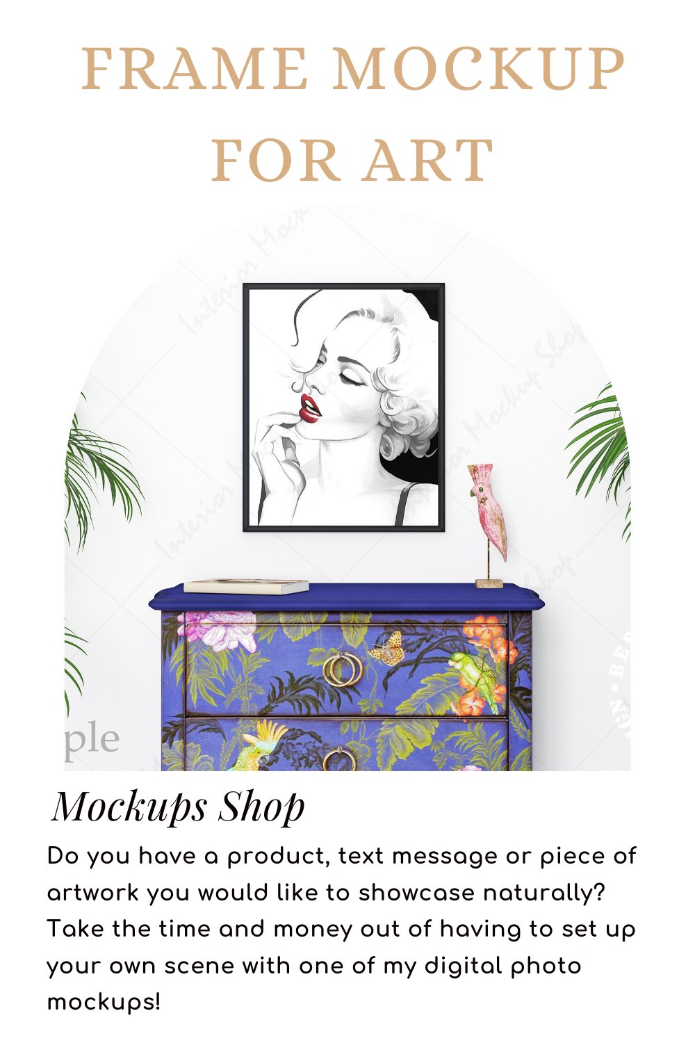 Frame Mockup, JPG and PSD with smart object (3005988)