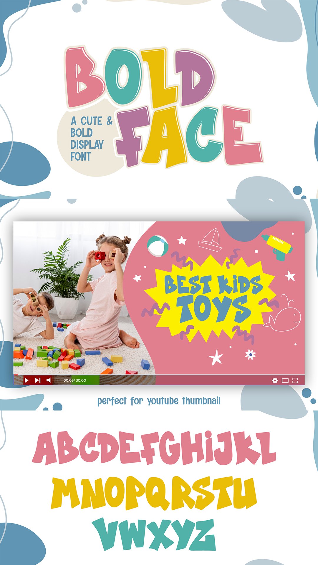 Boldface - A cute & Bold Display Font