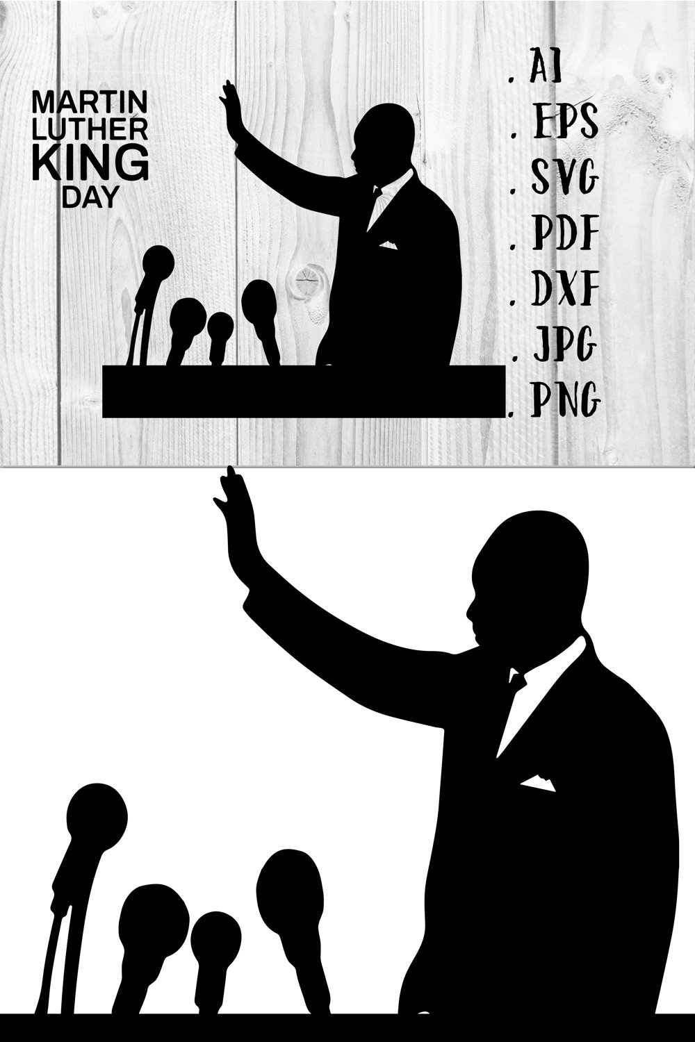 SVG MLK Day, Martin Luther King Jr SVG cutting (2990154)