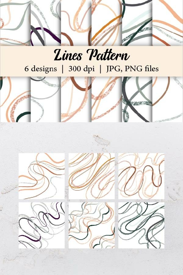 Lines Pattern Sublimation Design