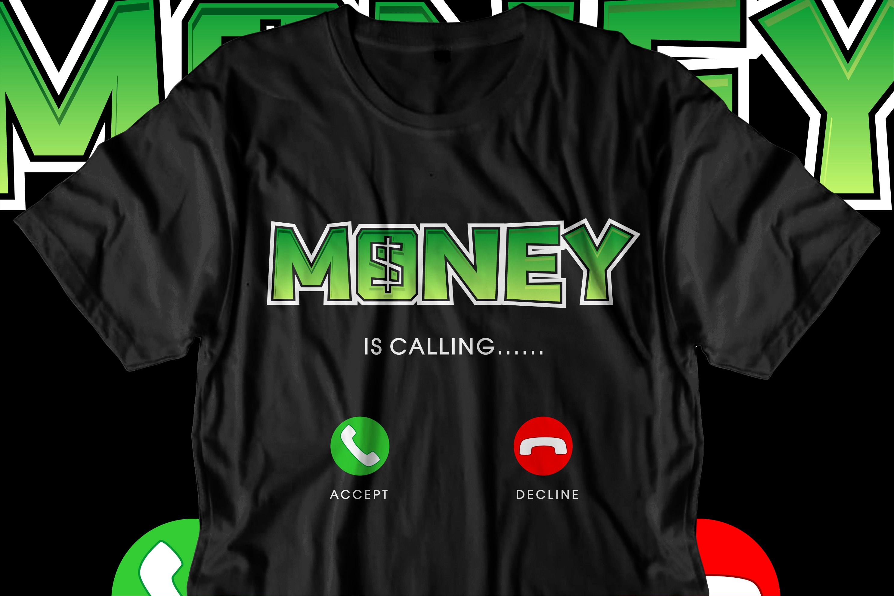 money is calling funny motivational quotes svg t shirt desig