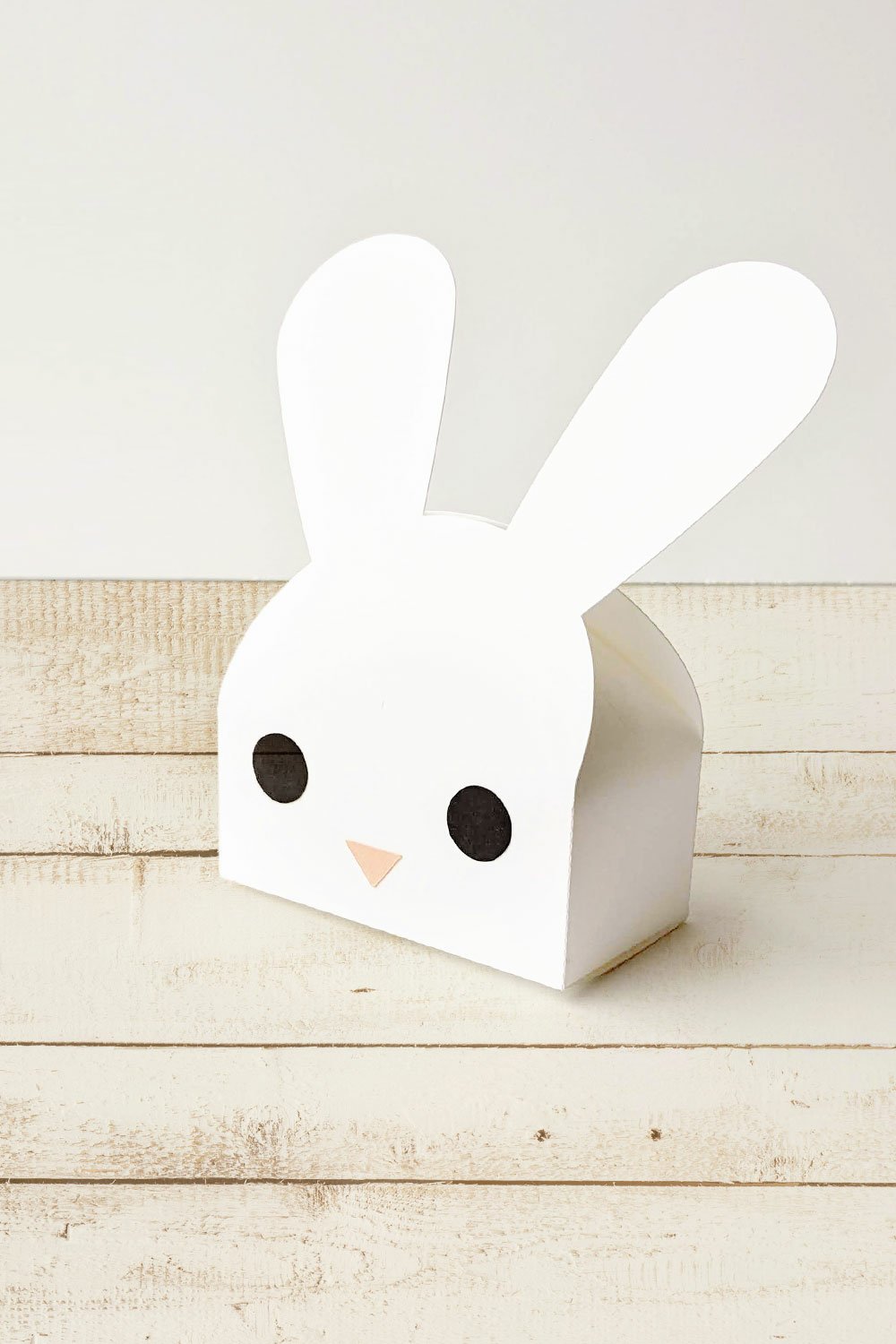Easter Bunny Face Gift Box SVG Design
