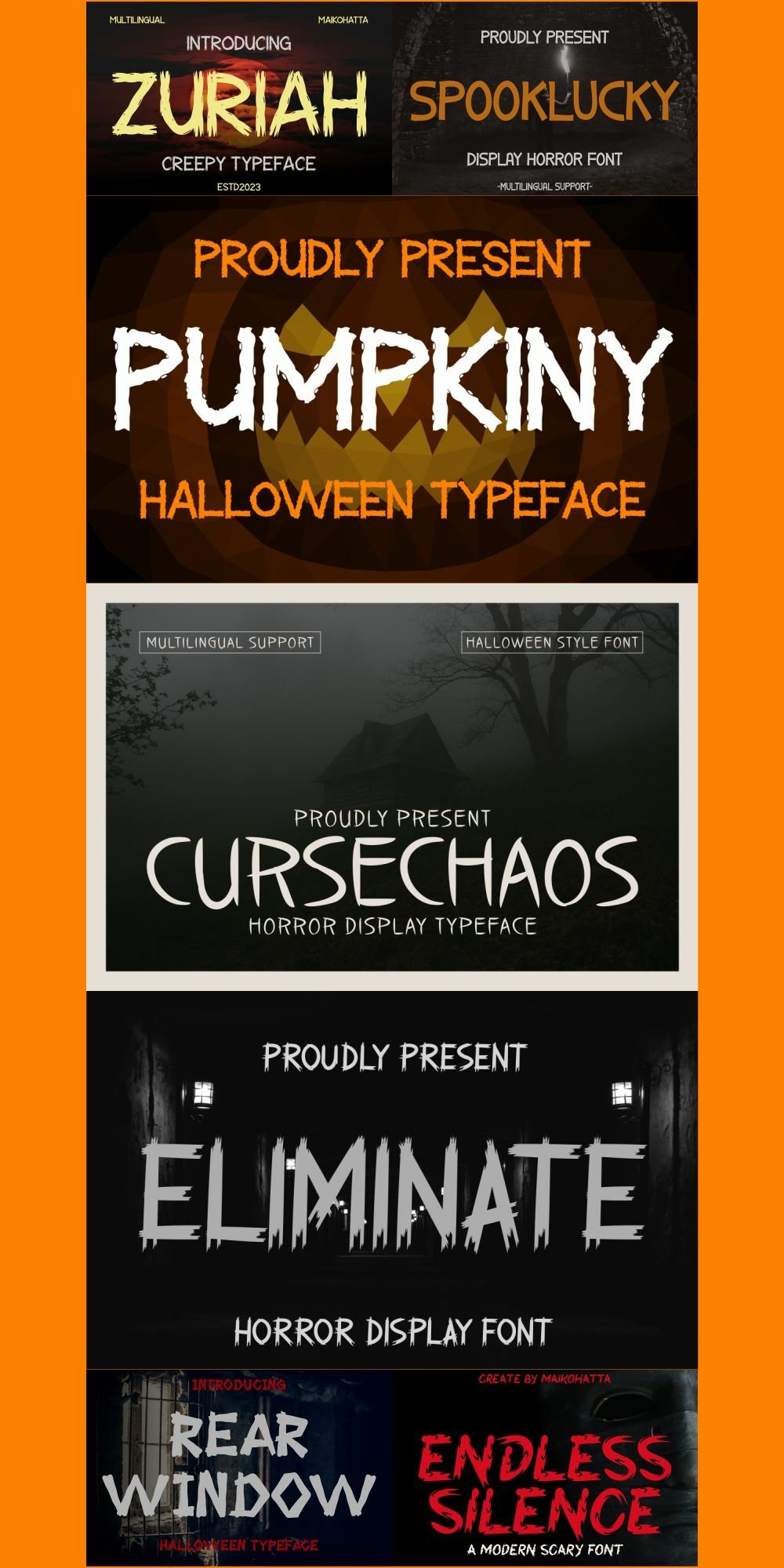Halloween Font Bundle (2731652)