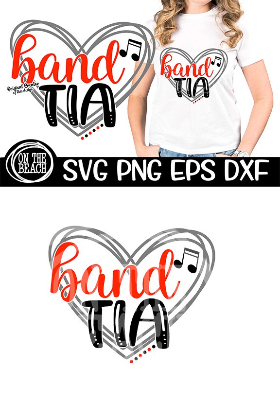 Band Tia SVG - DXF - EPS - PNG - Cutting - Sublimation