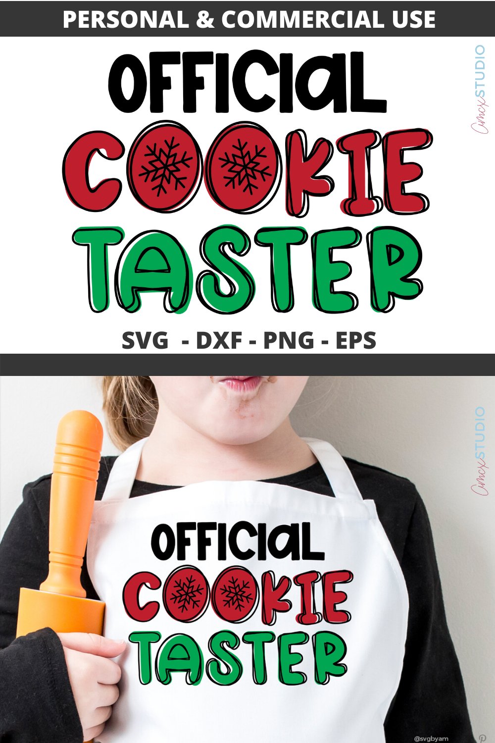 Official Cookie Taster - Christmas SVG