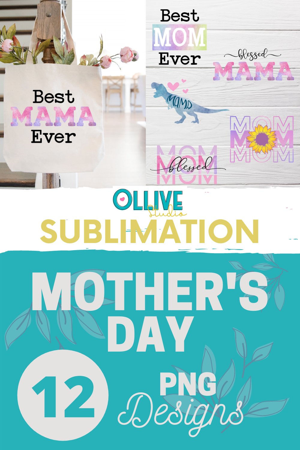 Mothers Day Sublimation Bundle, Mom Sublimation (1307535)