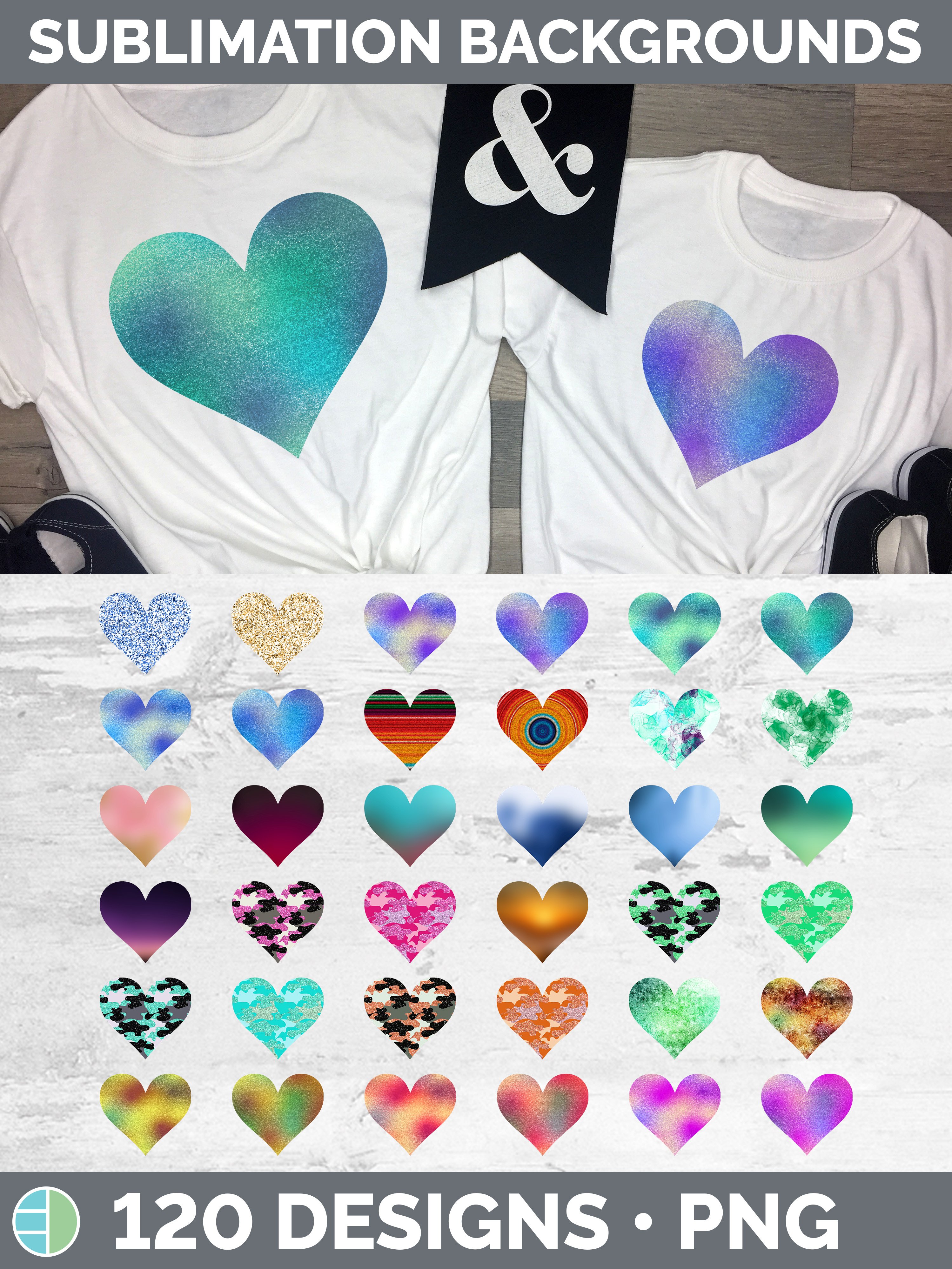 Heart Sublimation Mega Bundle