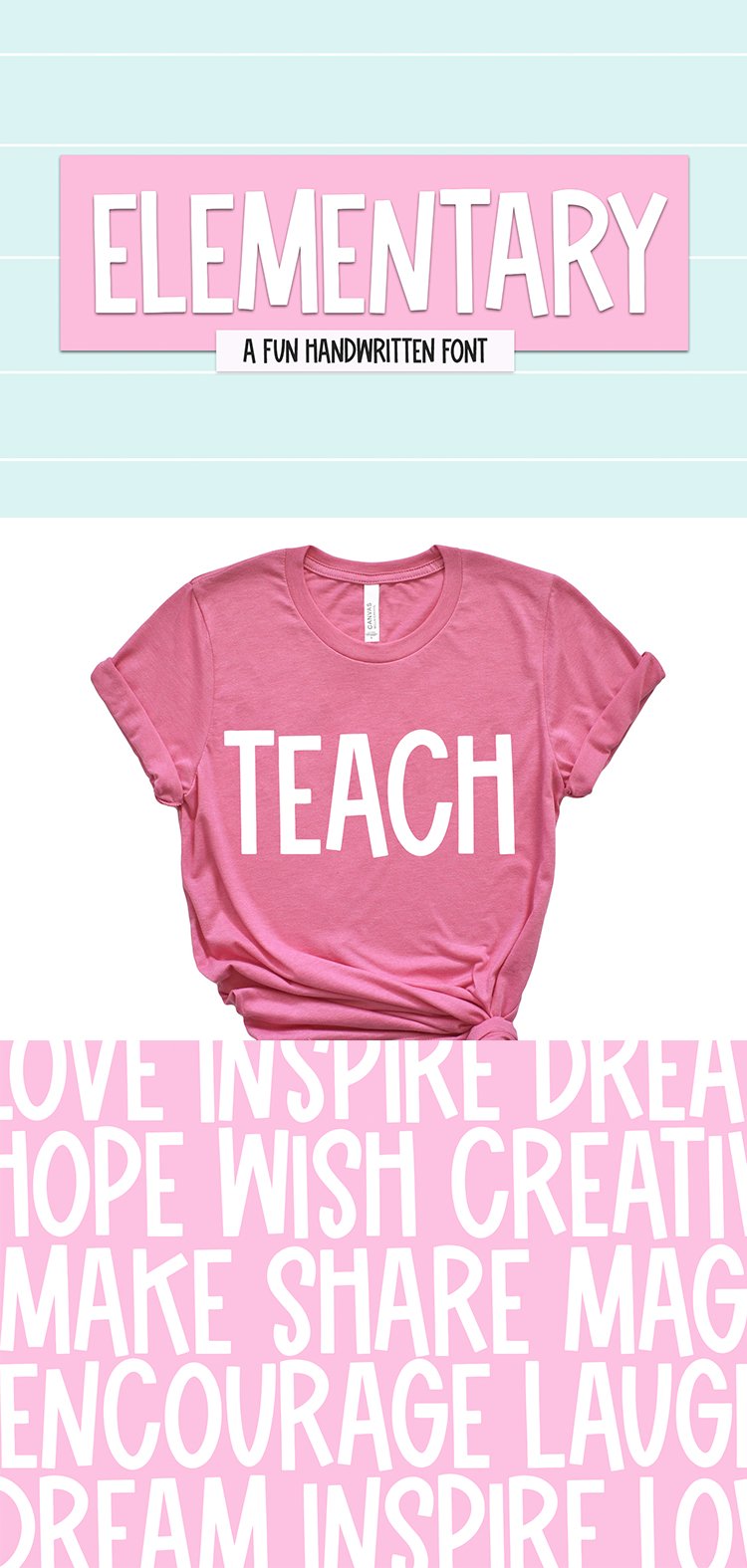 Elementary - A Fun Handwritten Font