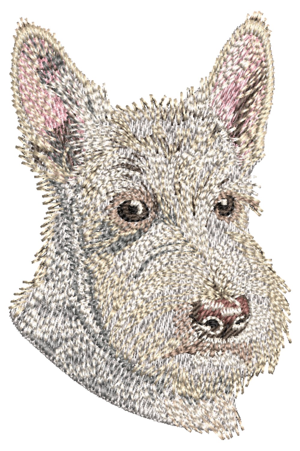 Scottish Terrier Machine Embroidery: Timeless Elegance