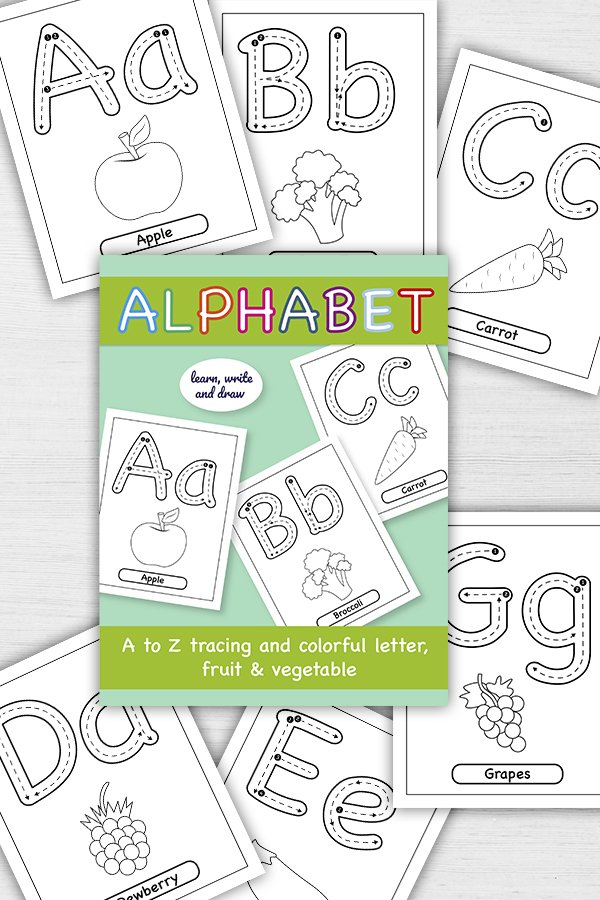 Alphabet A to Z Educational Worksheets&Coloring (1217035)
