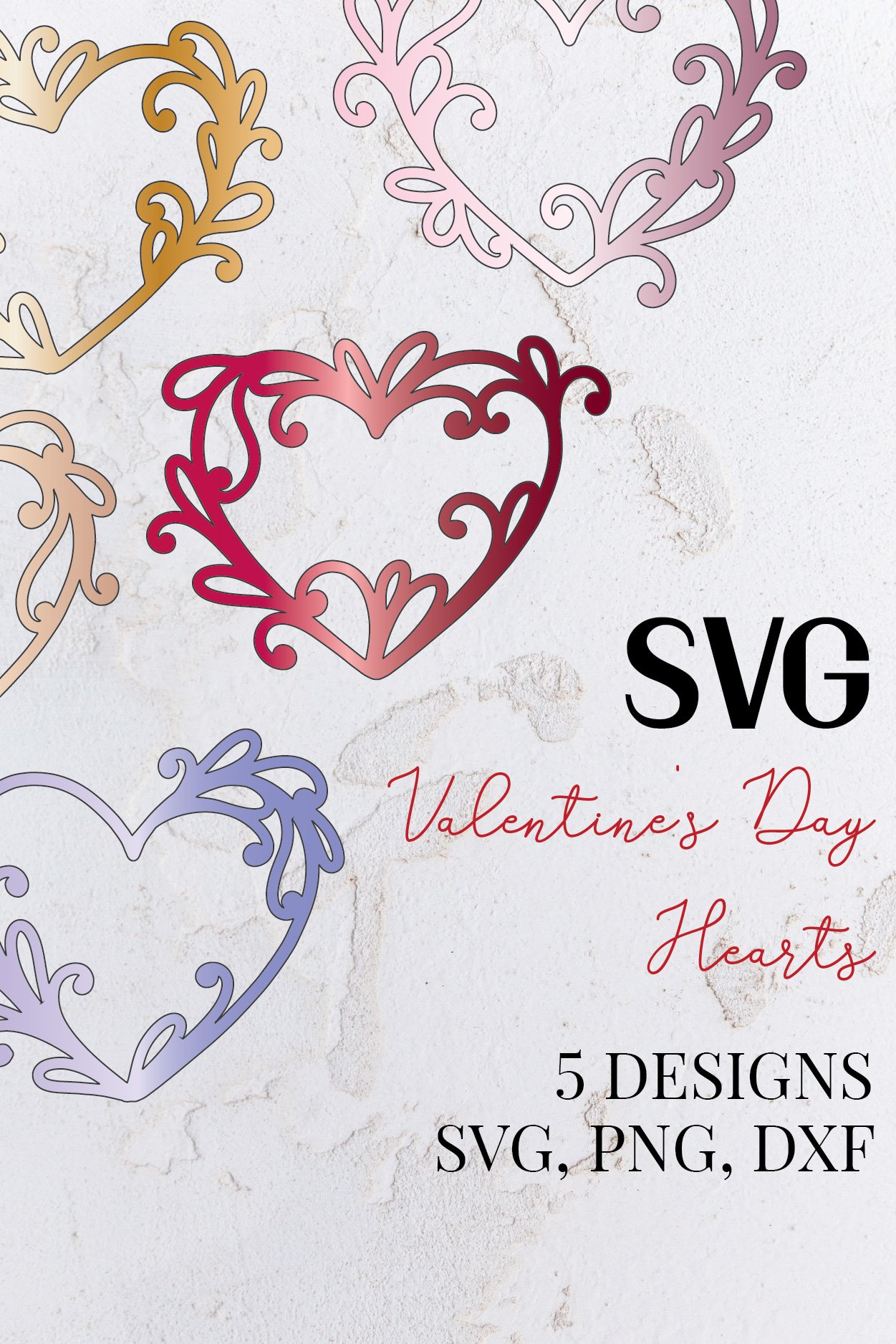 SVG Valentine's Day Hearts Cutting files, PNG, (1138092)